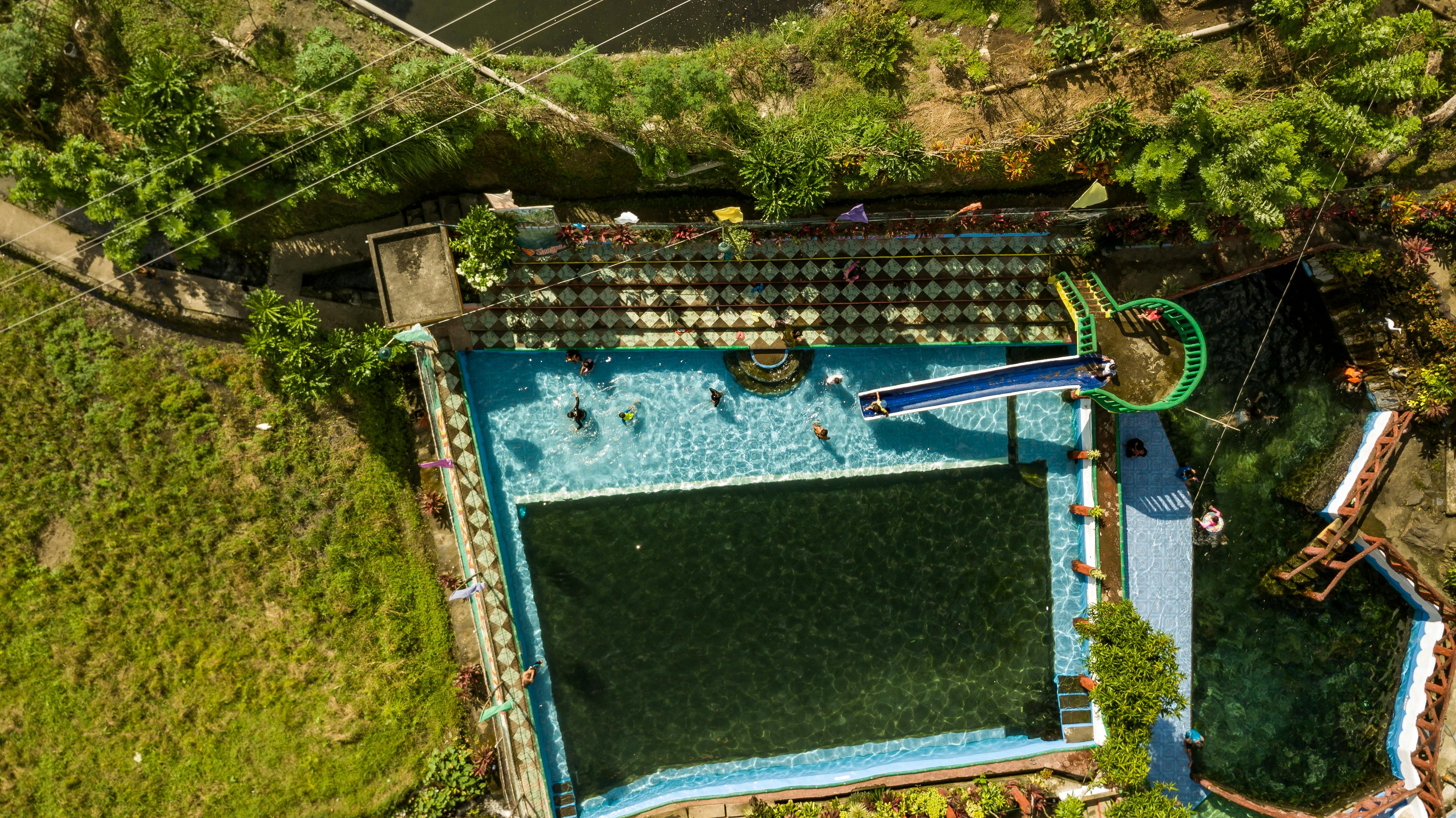 Top View of Swimming Pool · Free Stock Photo