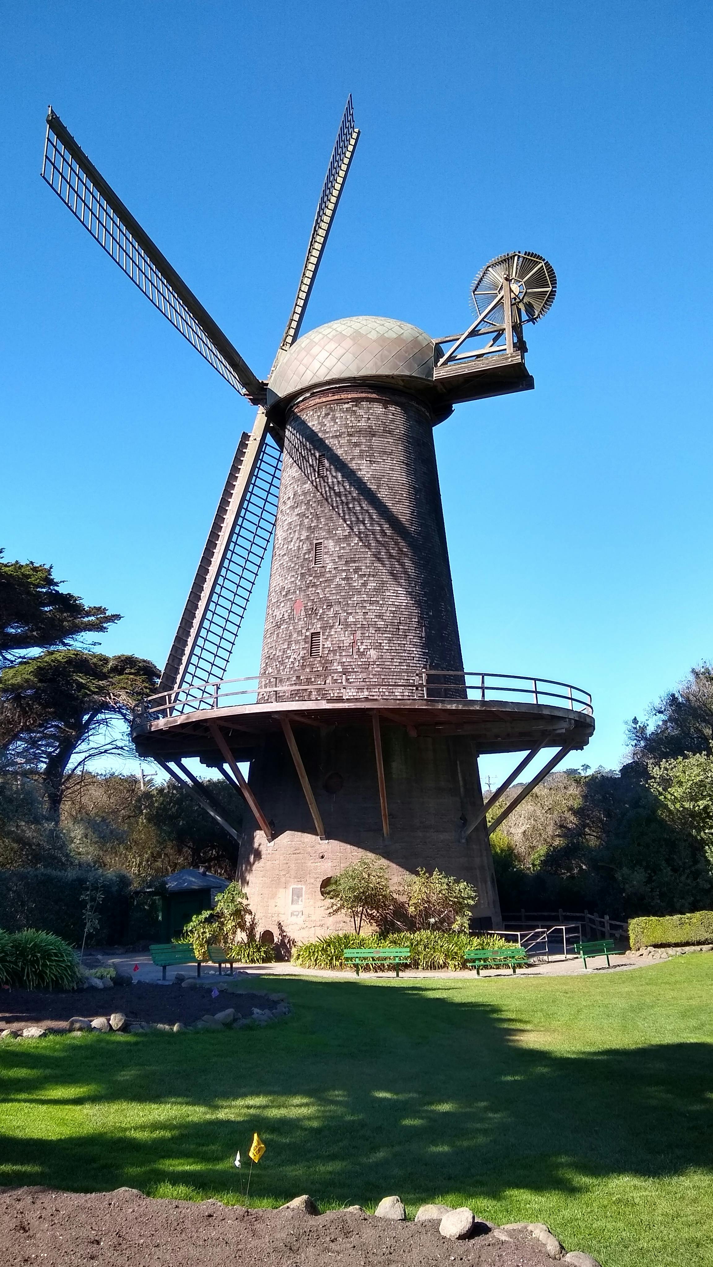 Traditional Windmill in Landscape · Free Stock Photo