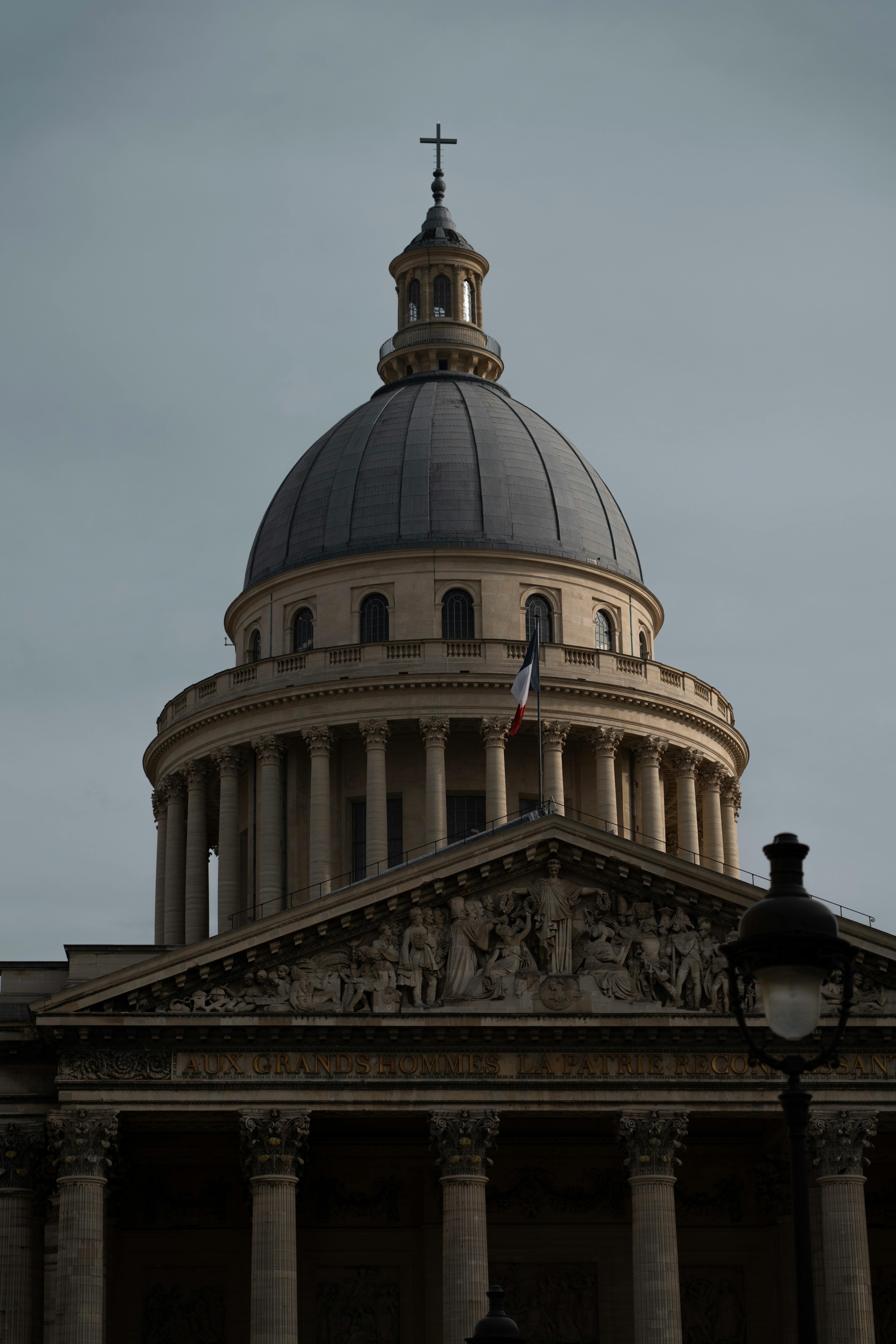 Neoclassicist Pantheon Mausoleum in Paris · Free Stock Photo