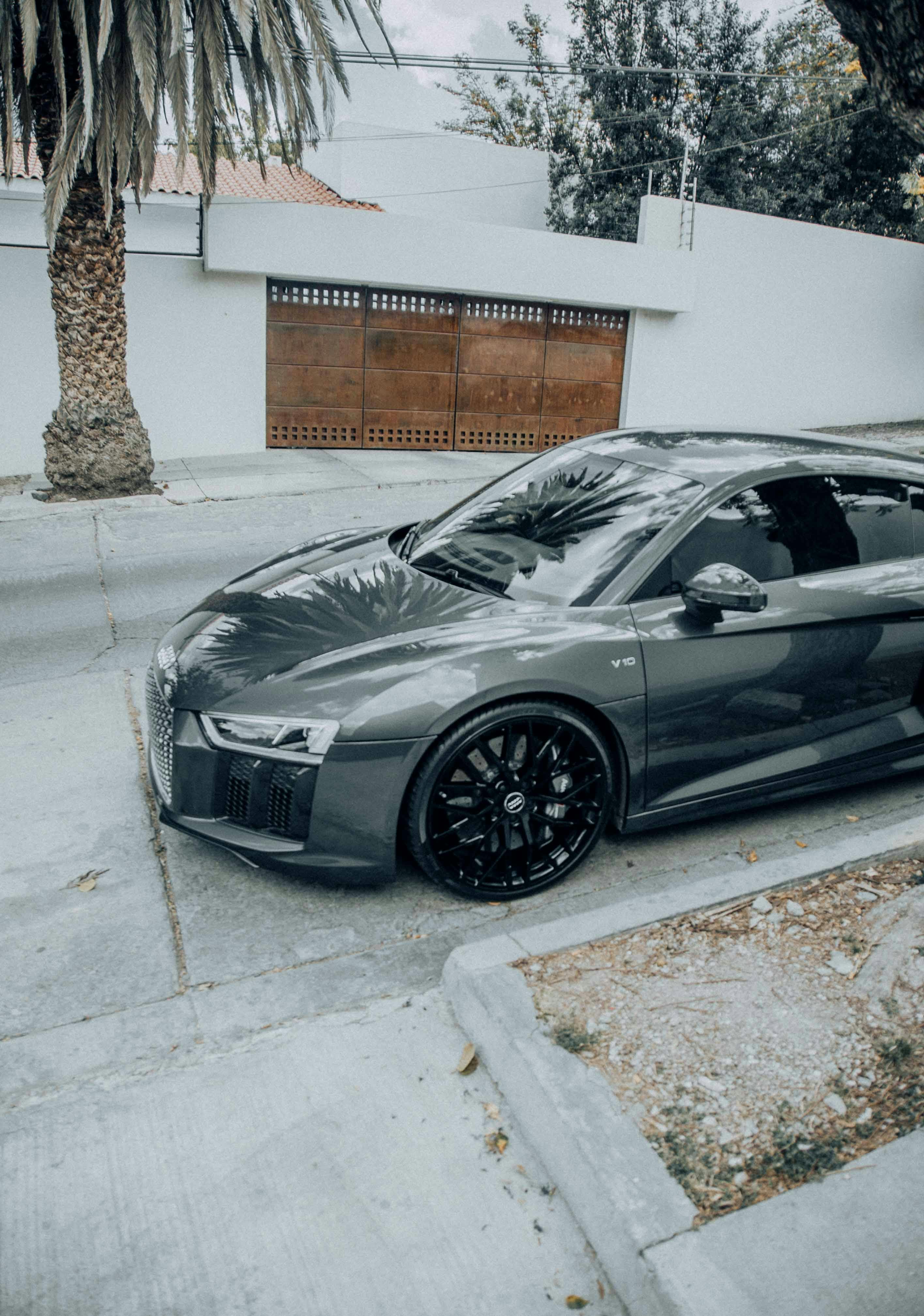 Gray Car Parked on the Street · Free Stock Photo