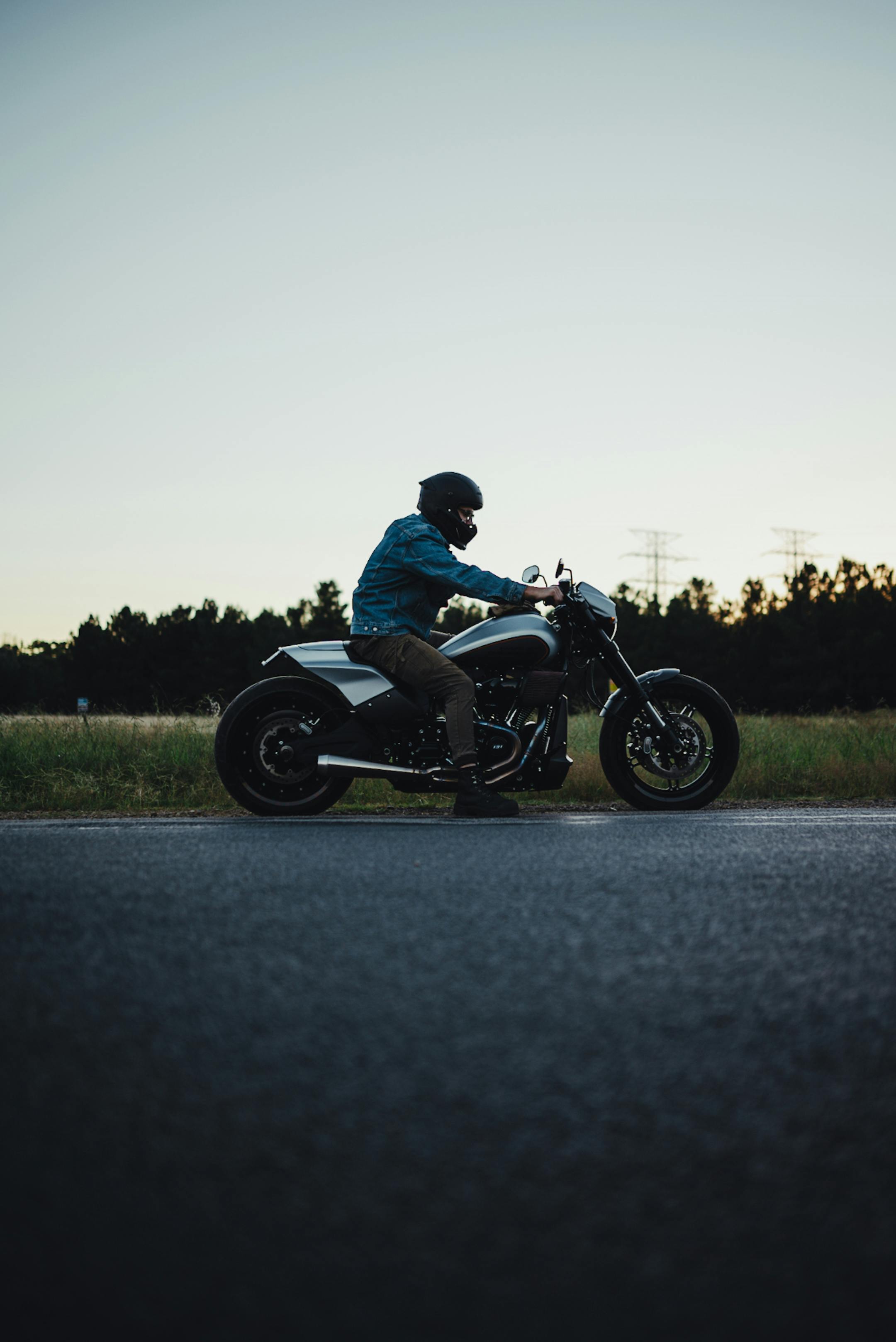 Woman Posing on Motorcycle · Free Stock Photo