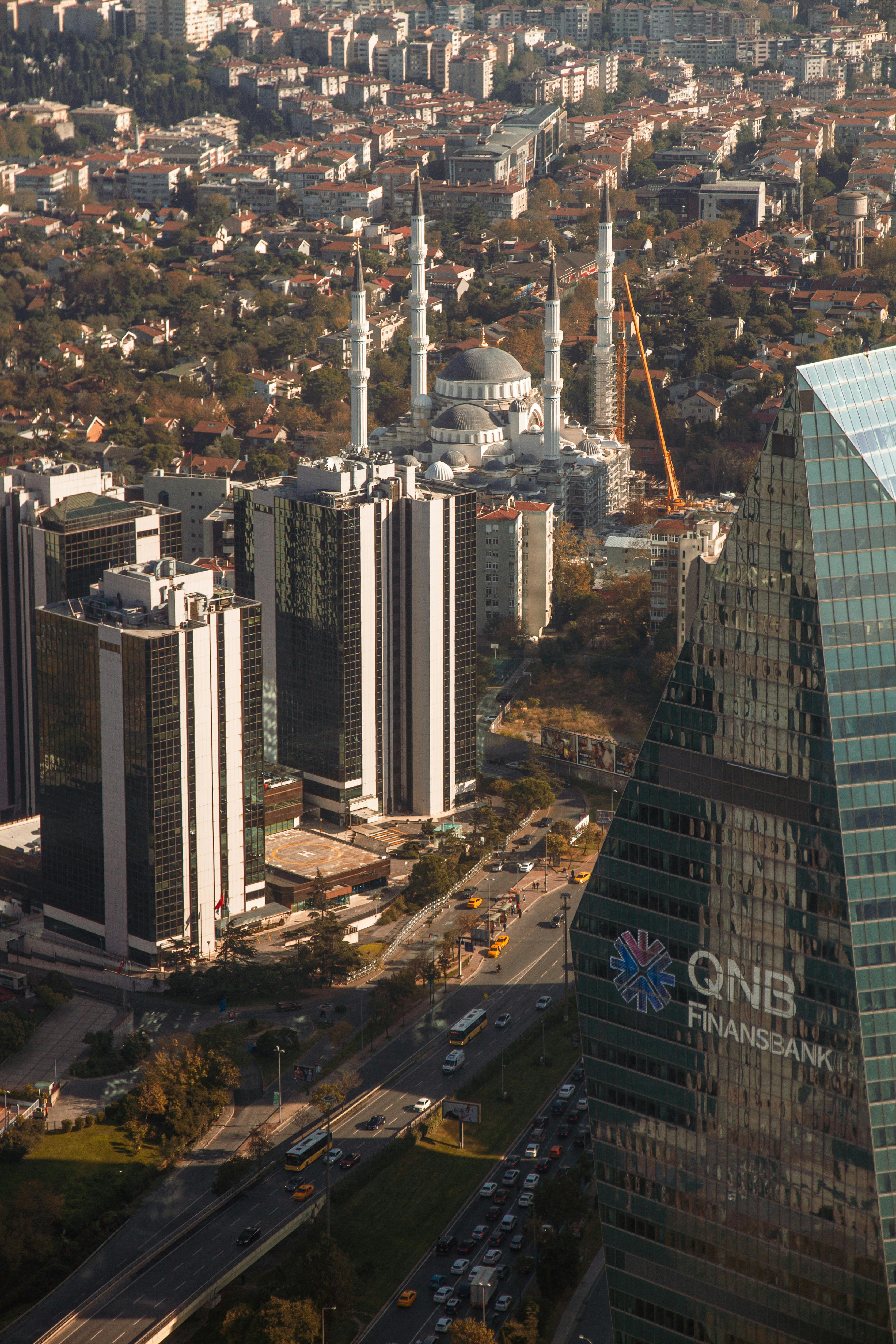 Aerial View of High Rise Buildings · Free Stock Photo