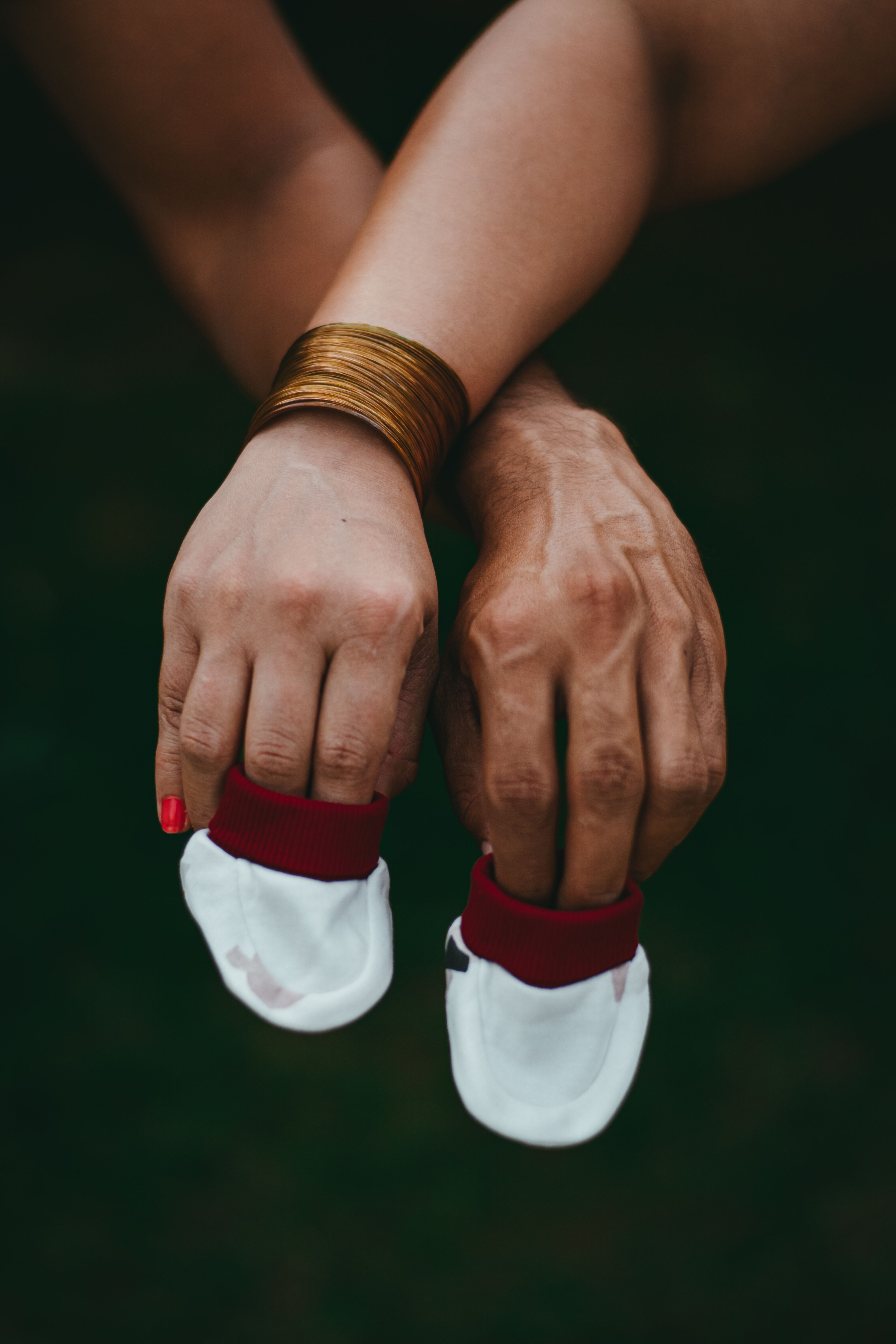Woman Hands Holding White Clothes · Free Stock Photo