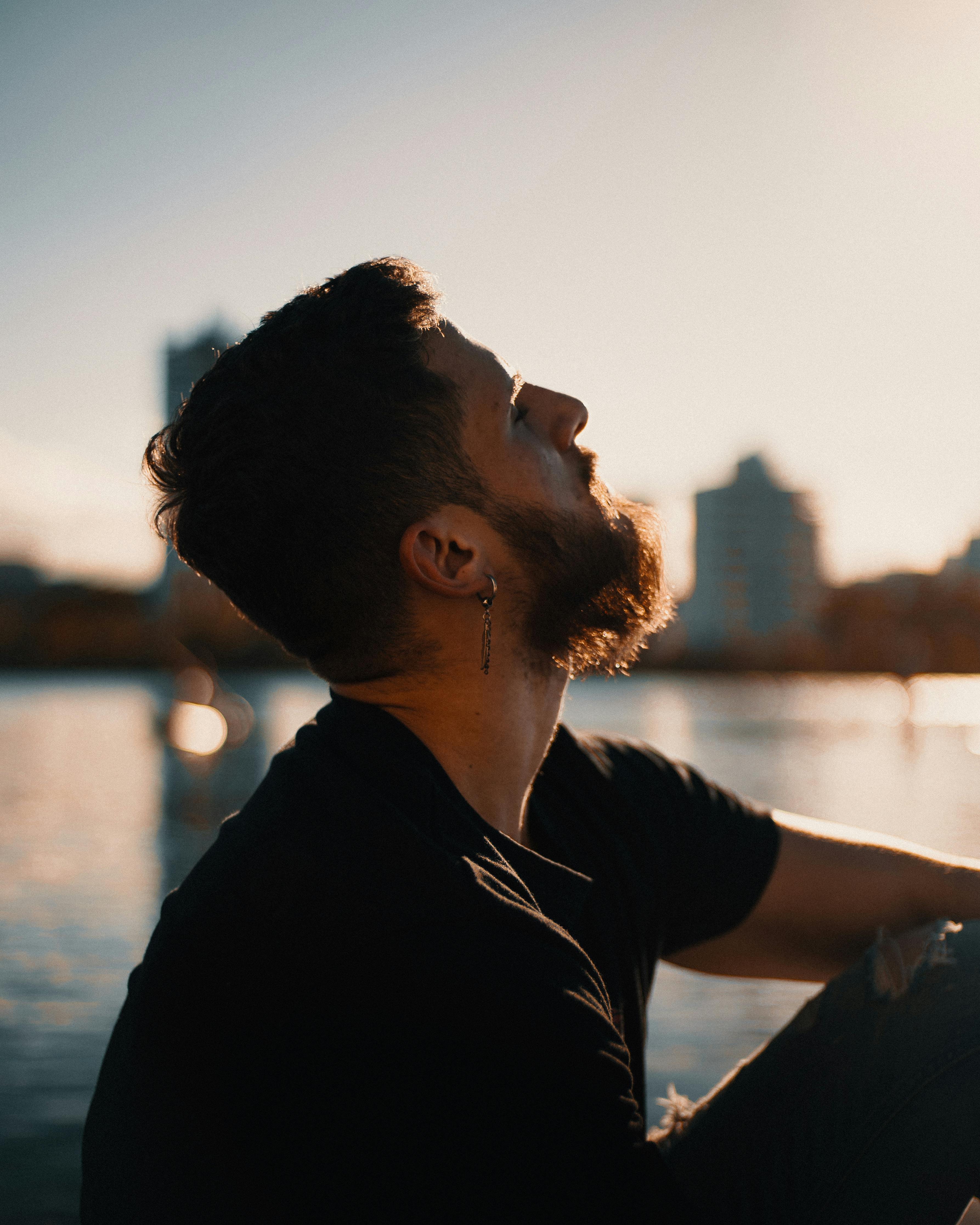 Side View of a Good Looking Man · Free Stock Photo