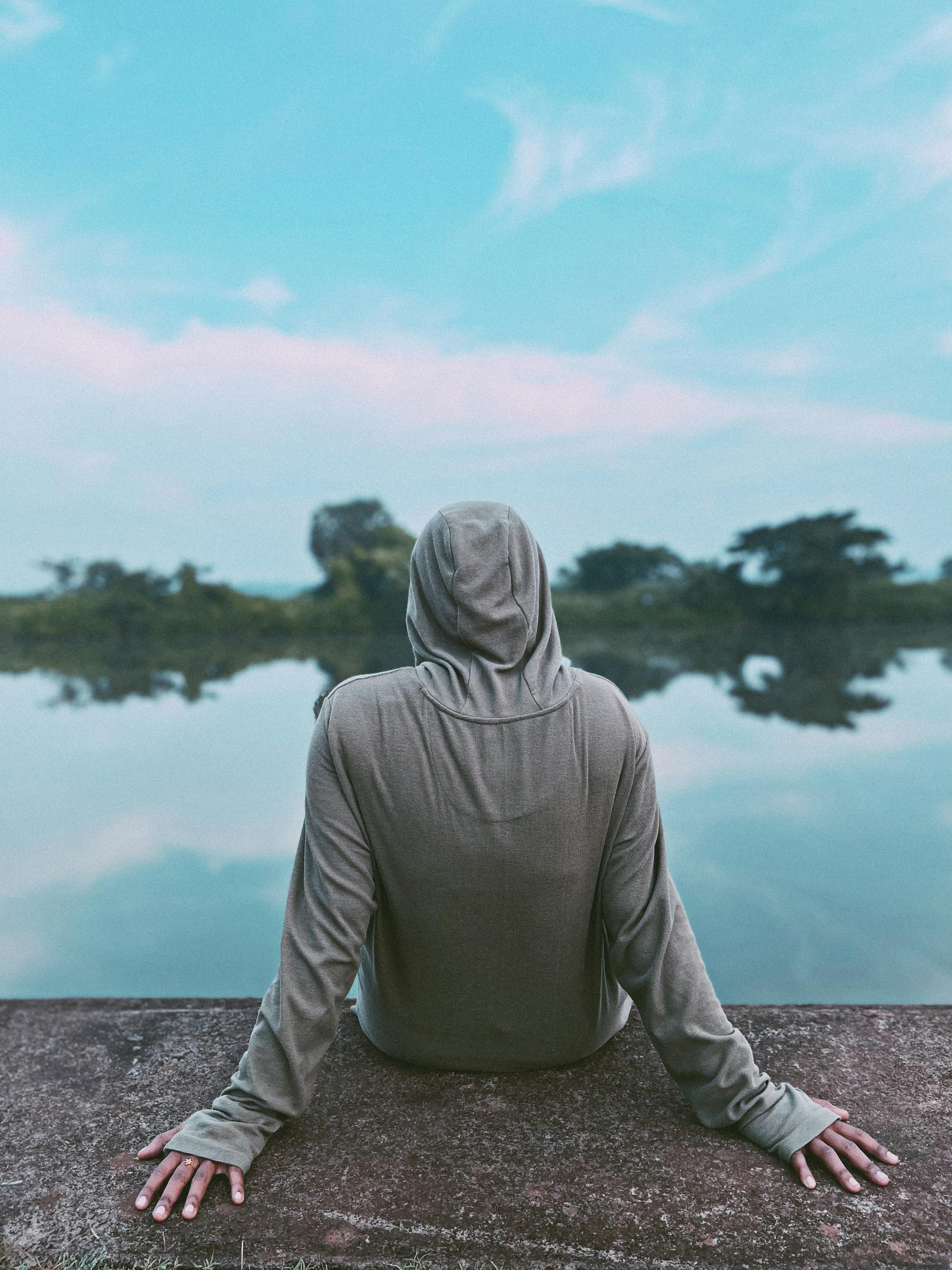Back View of Person Hoodie · Free Stock Photo