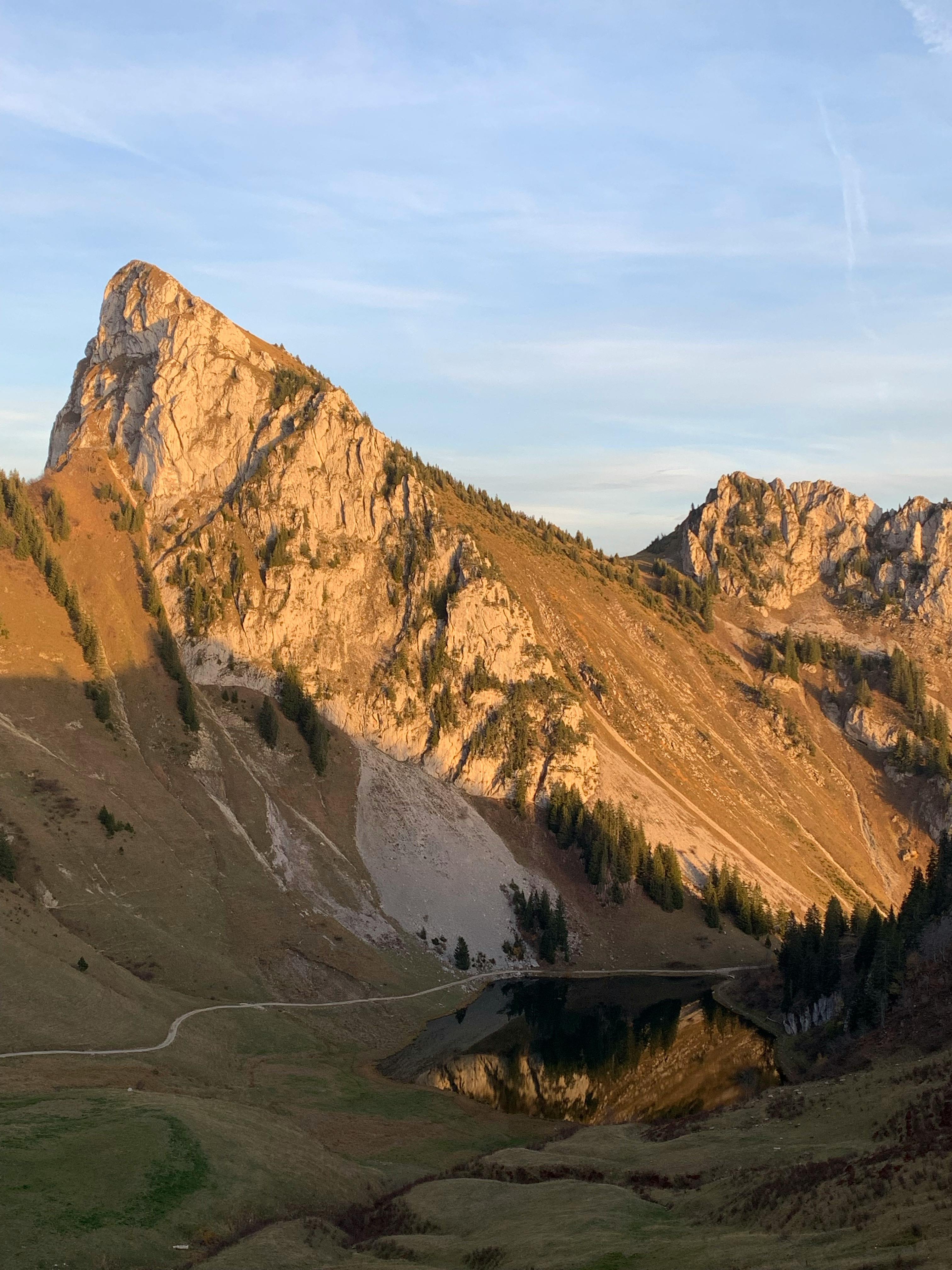 Mountains in Nature Landscape on Sunset · Free Stock Photo