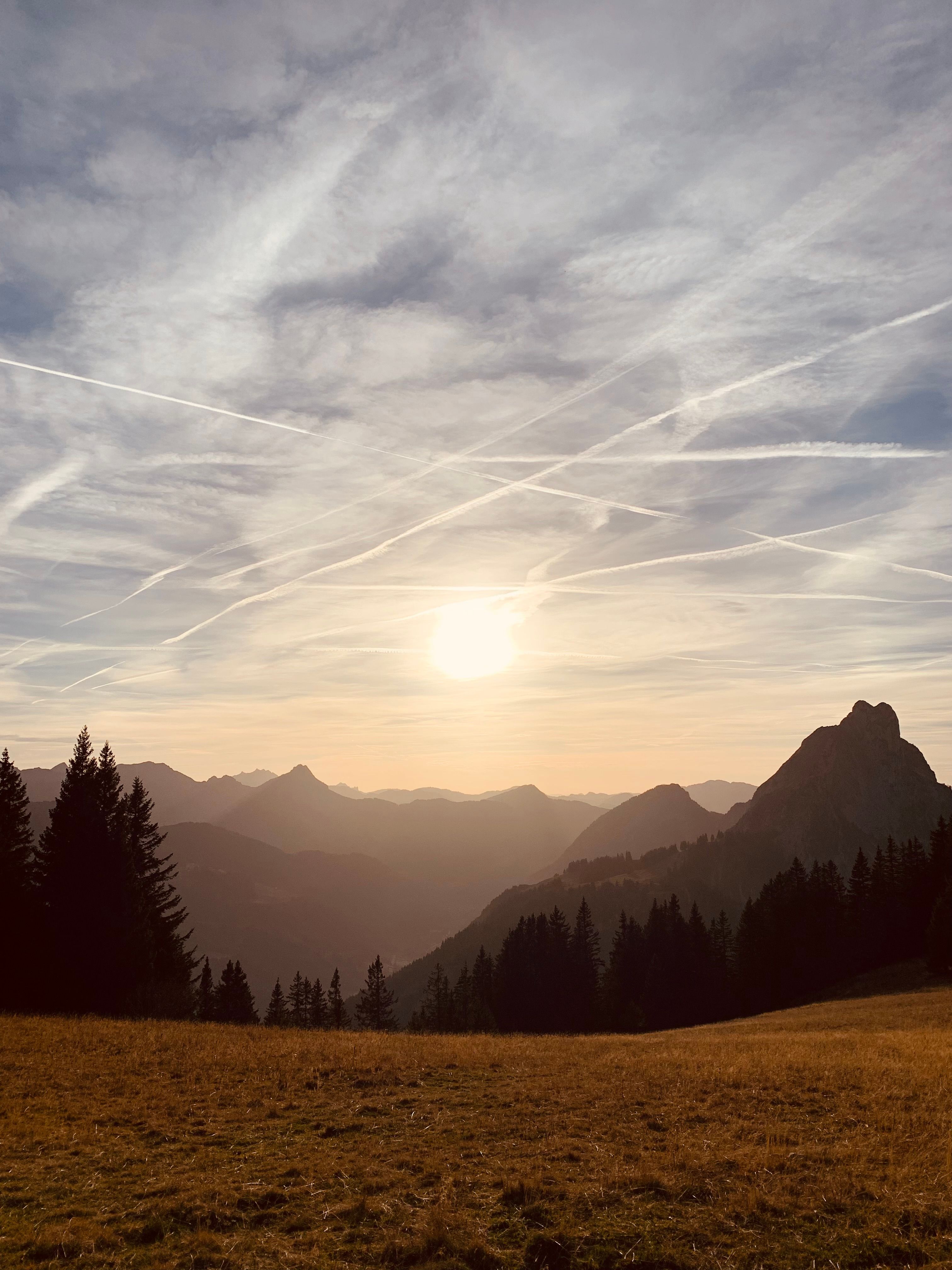 Sunset above City Skyscrapers · Free Stock Photo