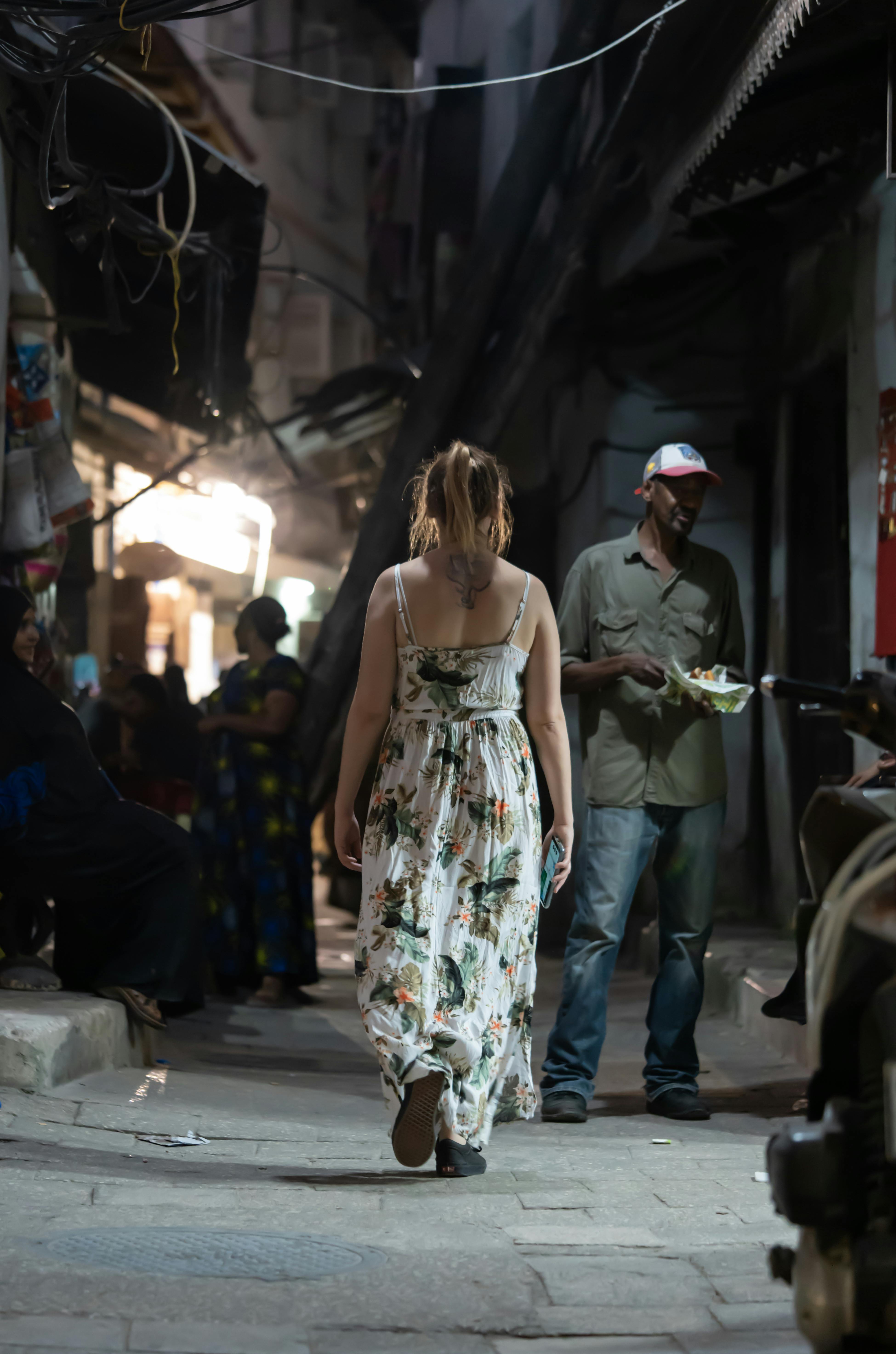 View of People Walking on the Street from the Window · Free Stock Photo