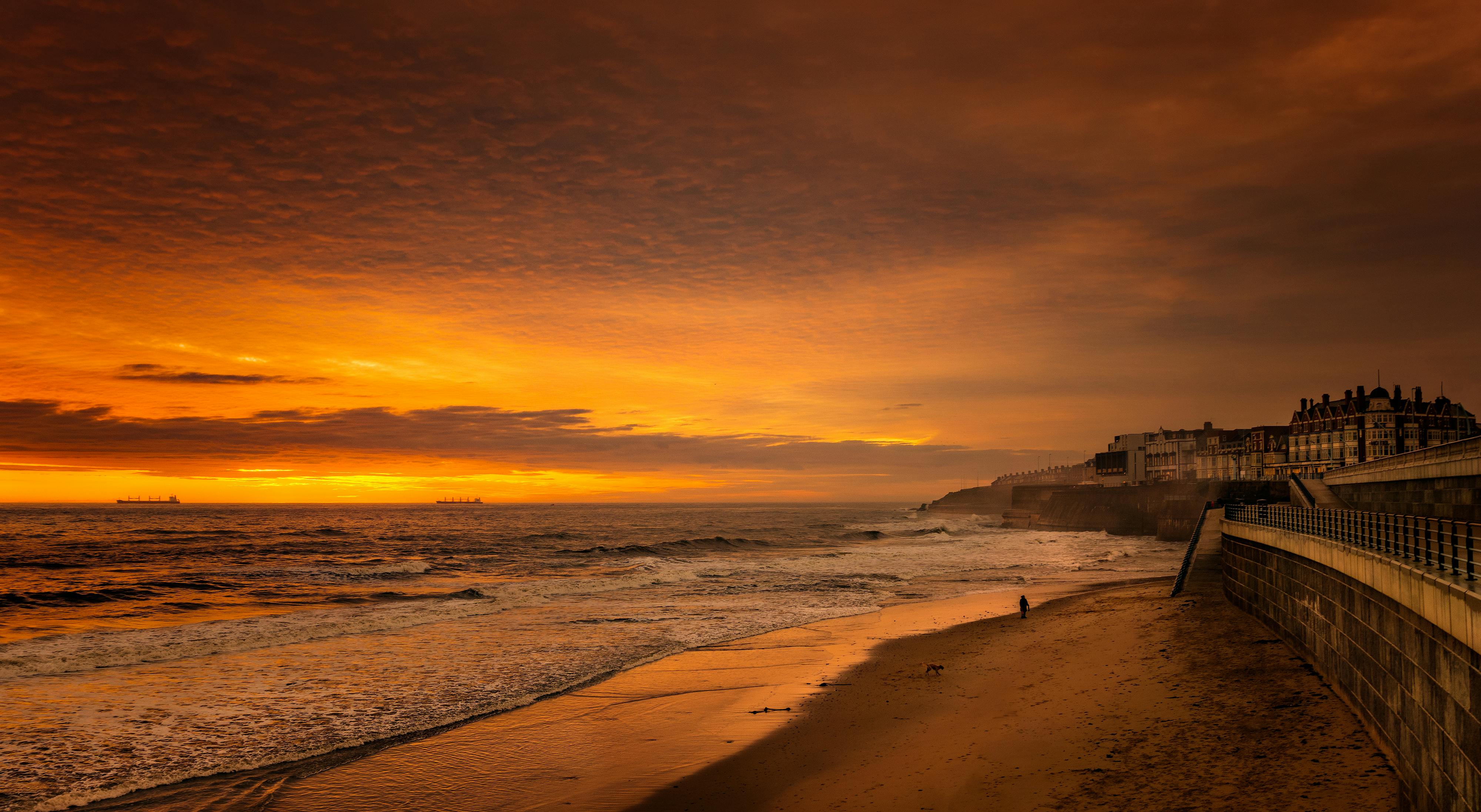 Photo of Beach During Golden Hour · Free Stock Photo