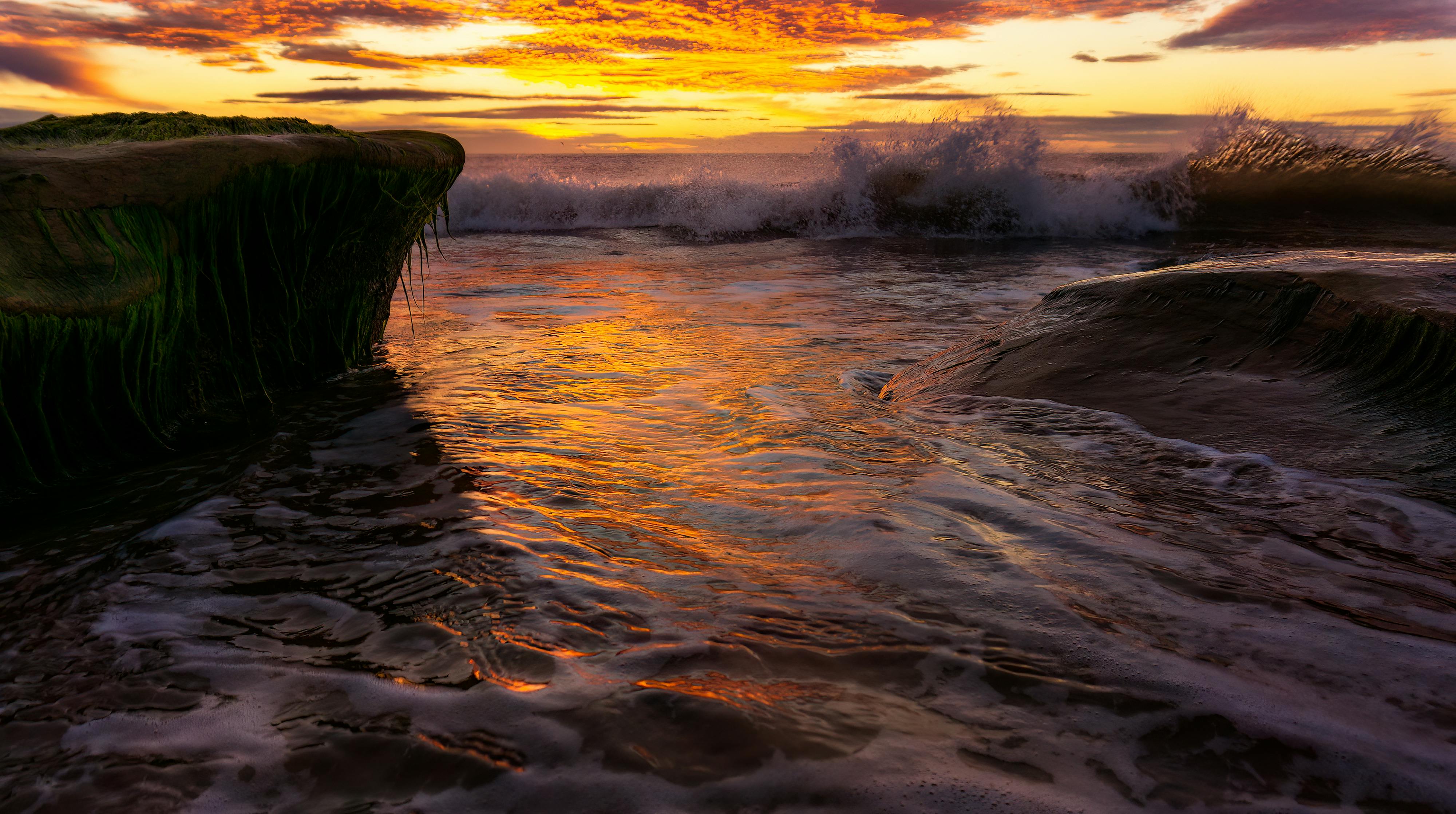 Photo of Ocean Waves during Dawn · Free Stock Photo