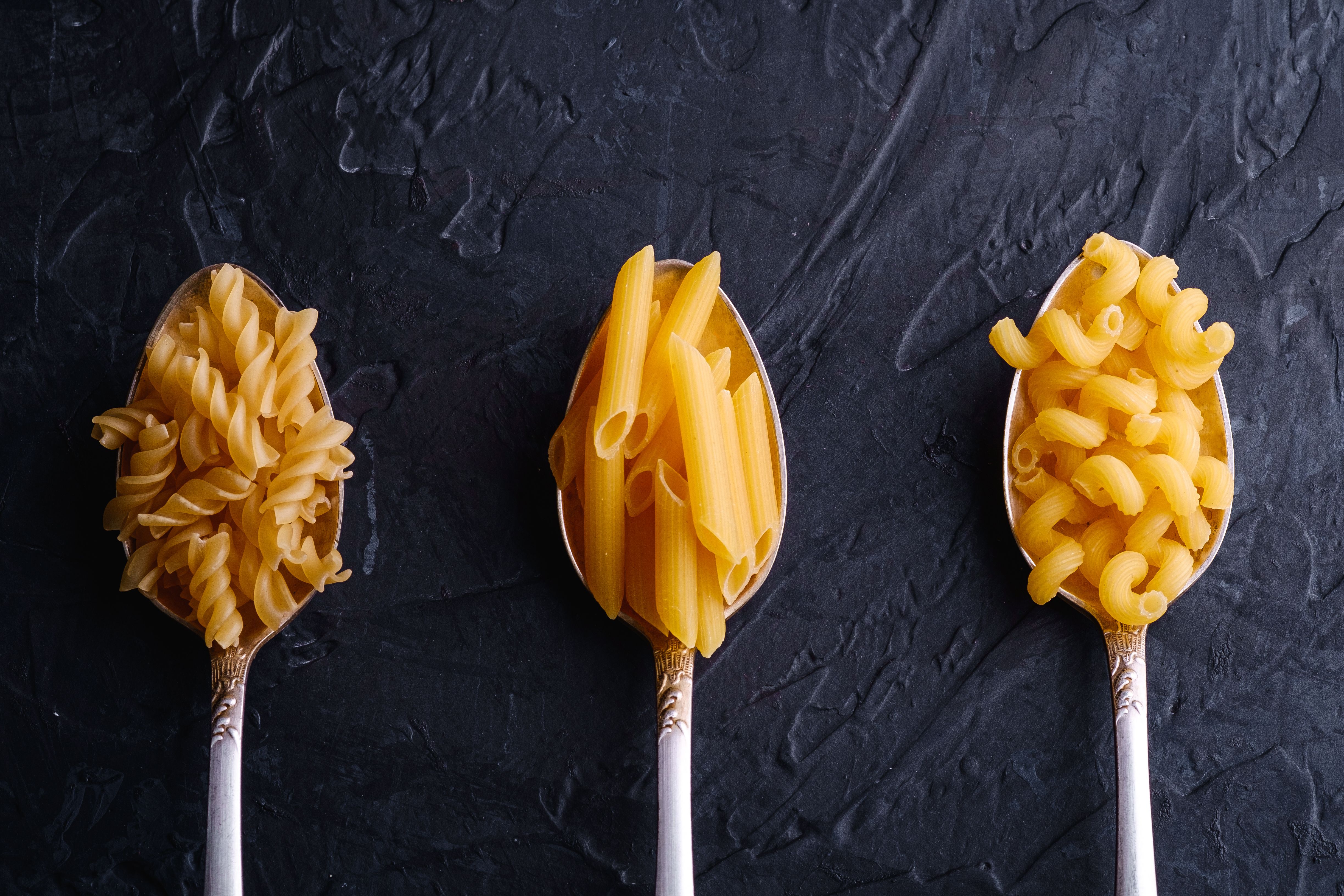 Assorted Pasta In Close-up View · Free Stock Photo
