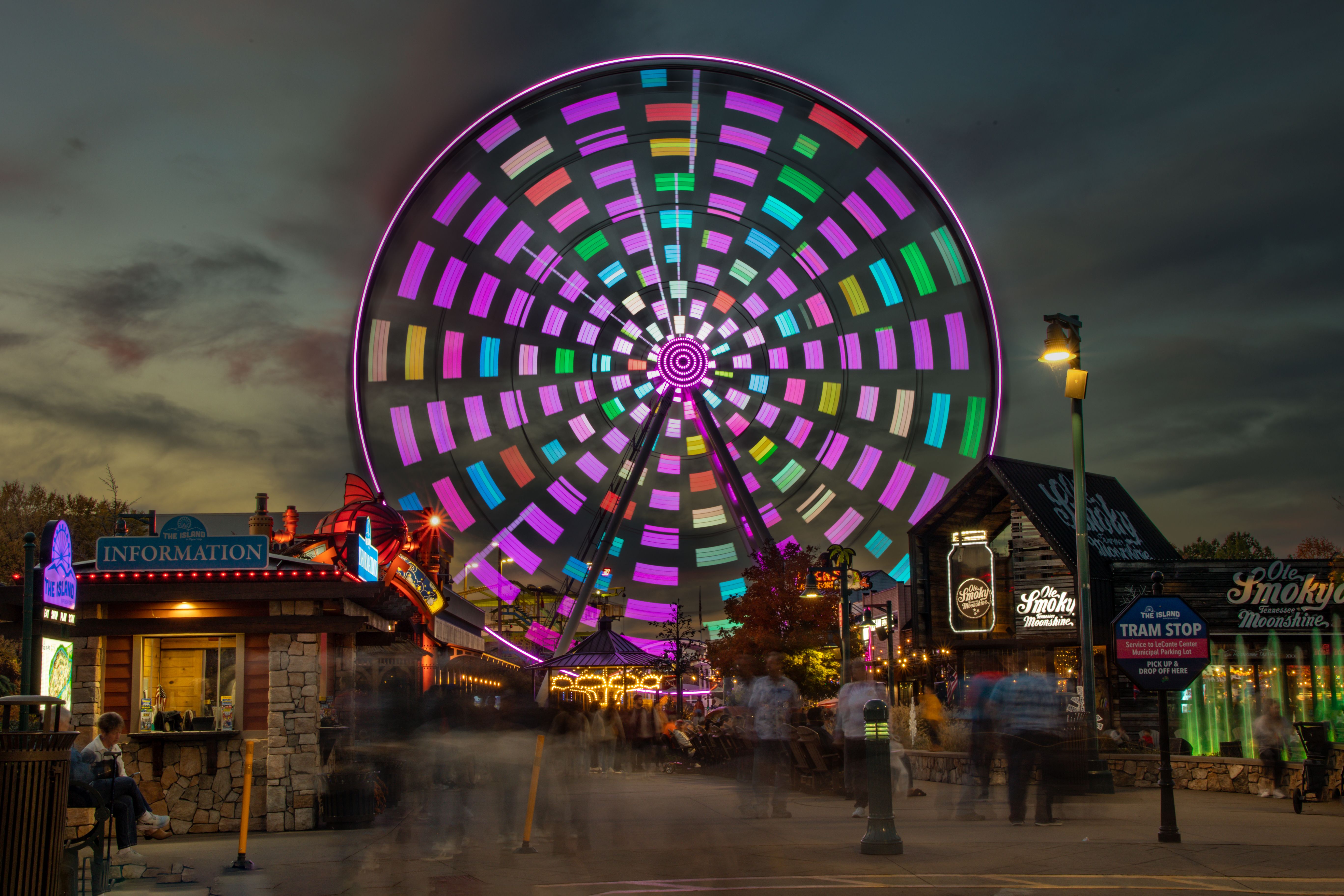 A Colorful Ferris Wheel · Free Stock Photo