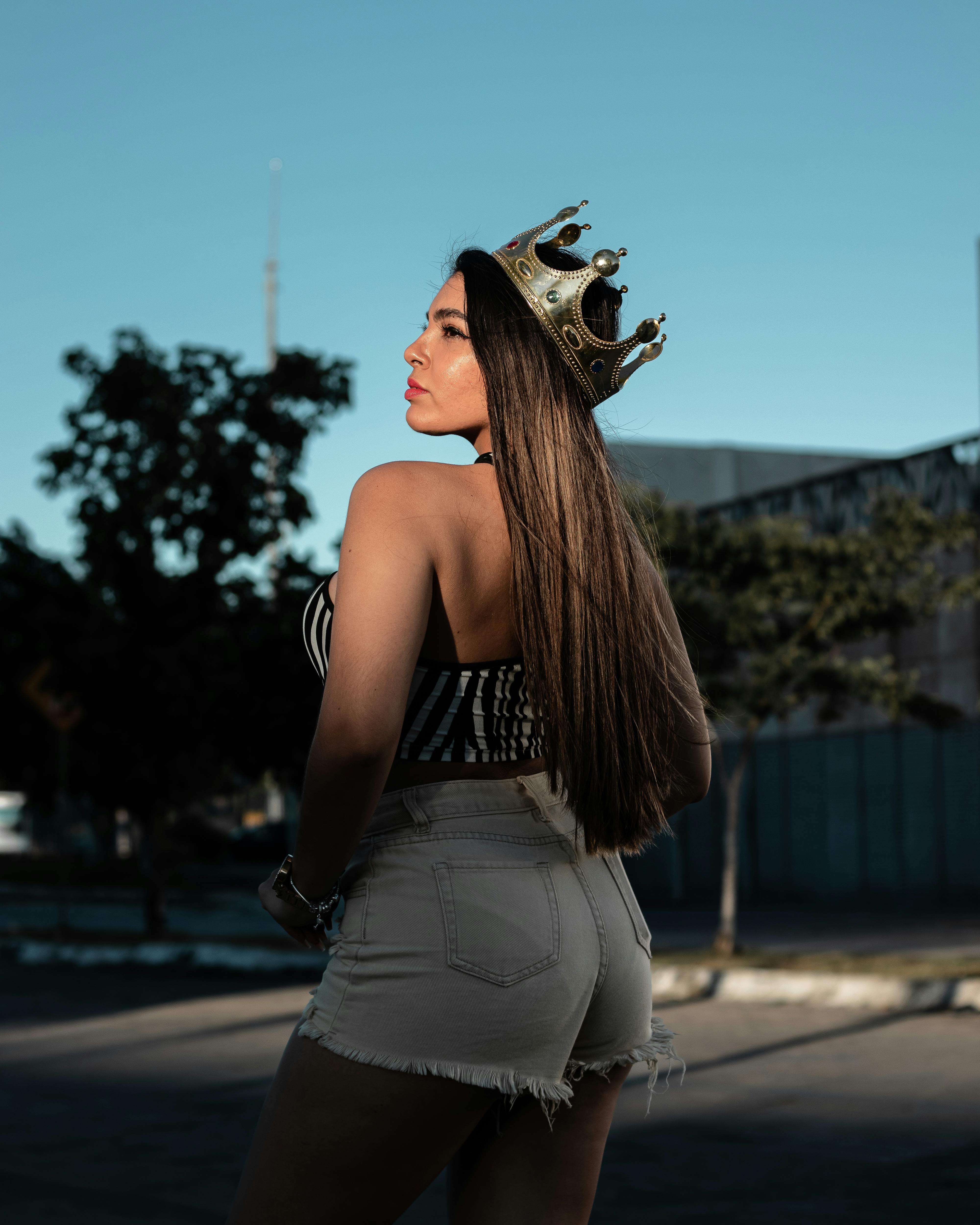 Photo of a Woman Wearing Crown · Free Stock Photo