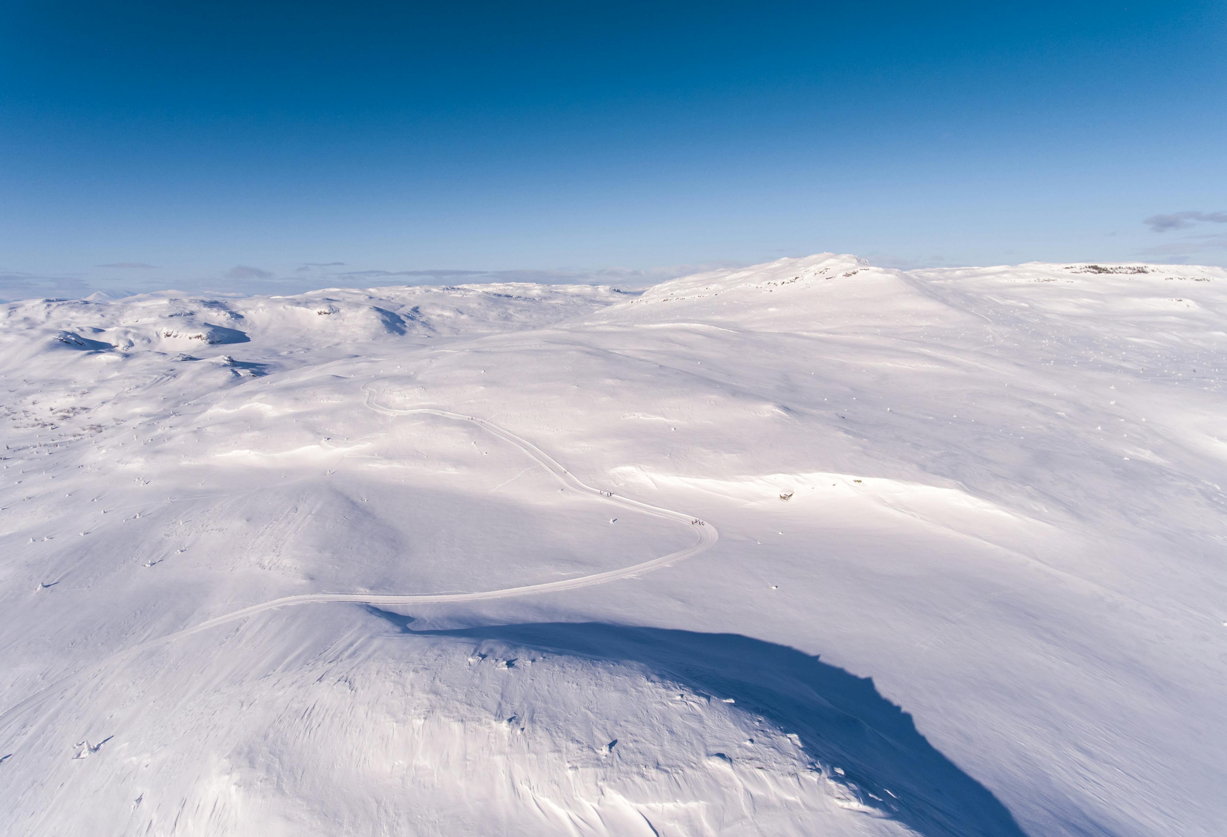 Snowy Field Under Blue Sky · Free Stock Photo