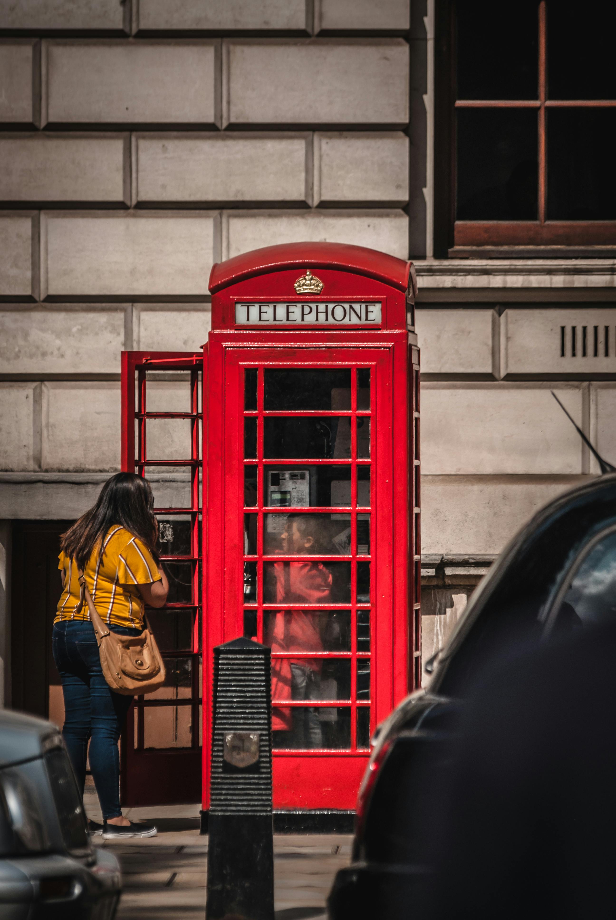 Time Lapse Photography of Phone Booth · Free Stock Photo