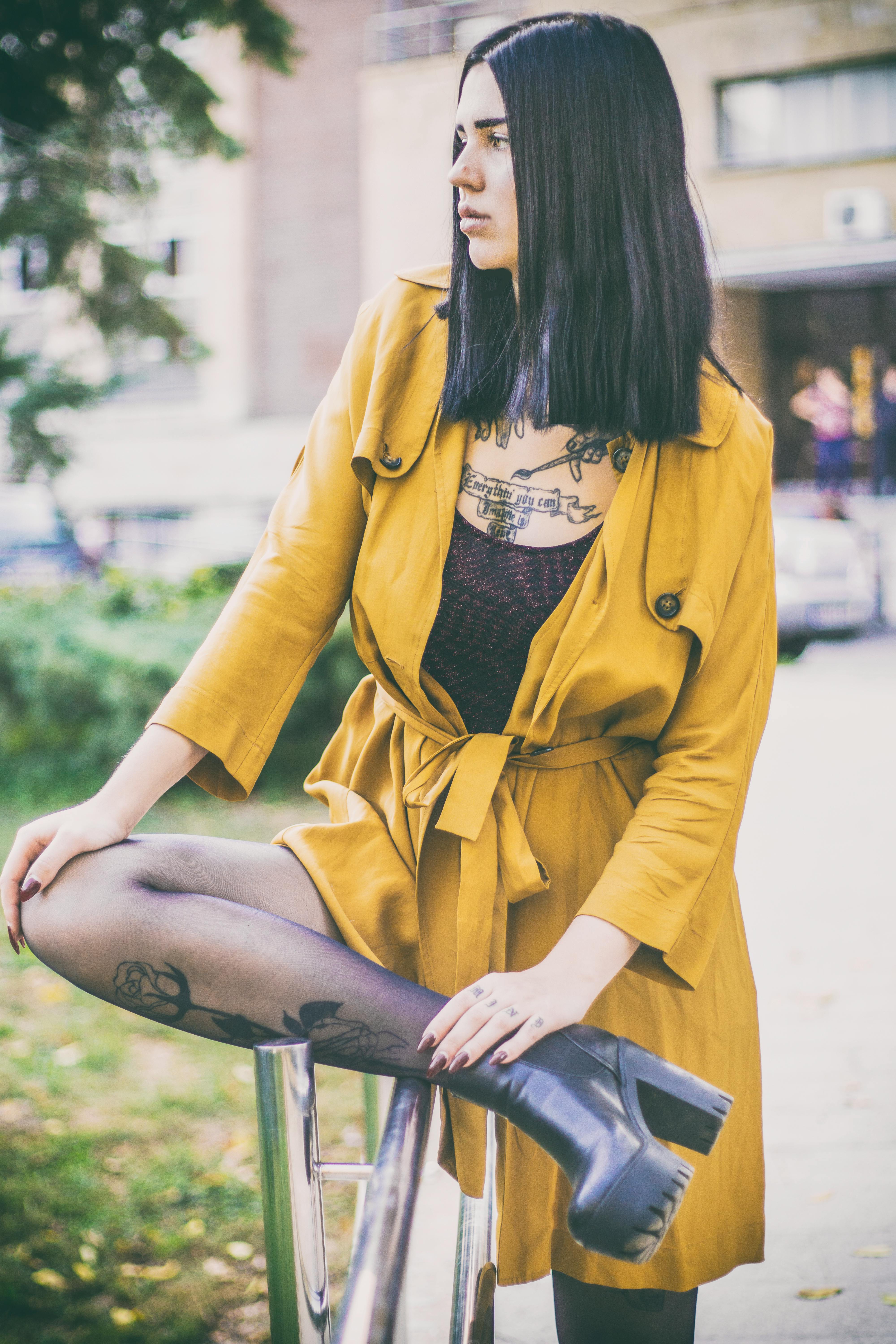 Photo of Woman Wearing Yellow Robe · Free Stock Photo