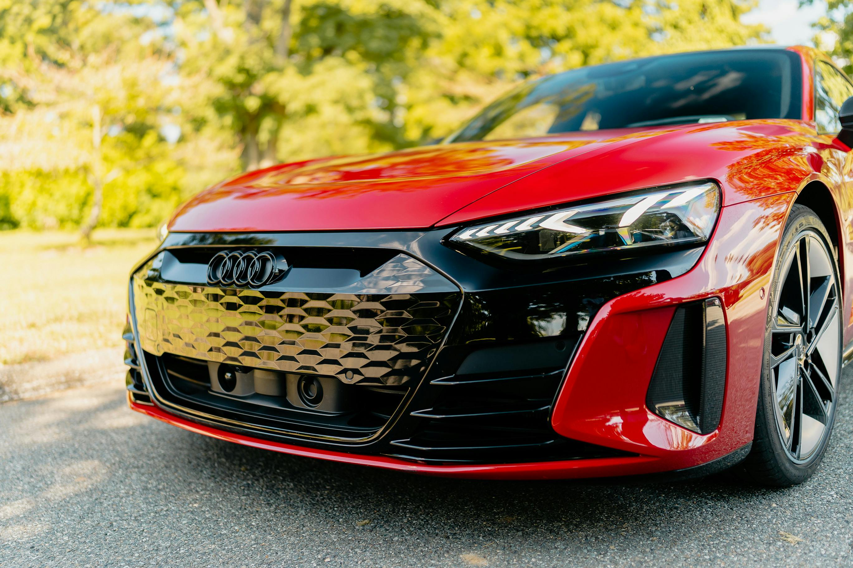 Close Up Photo of an Electric Car · Free Stock Photo