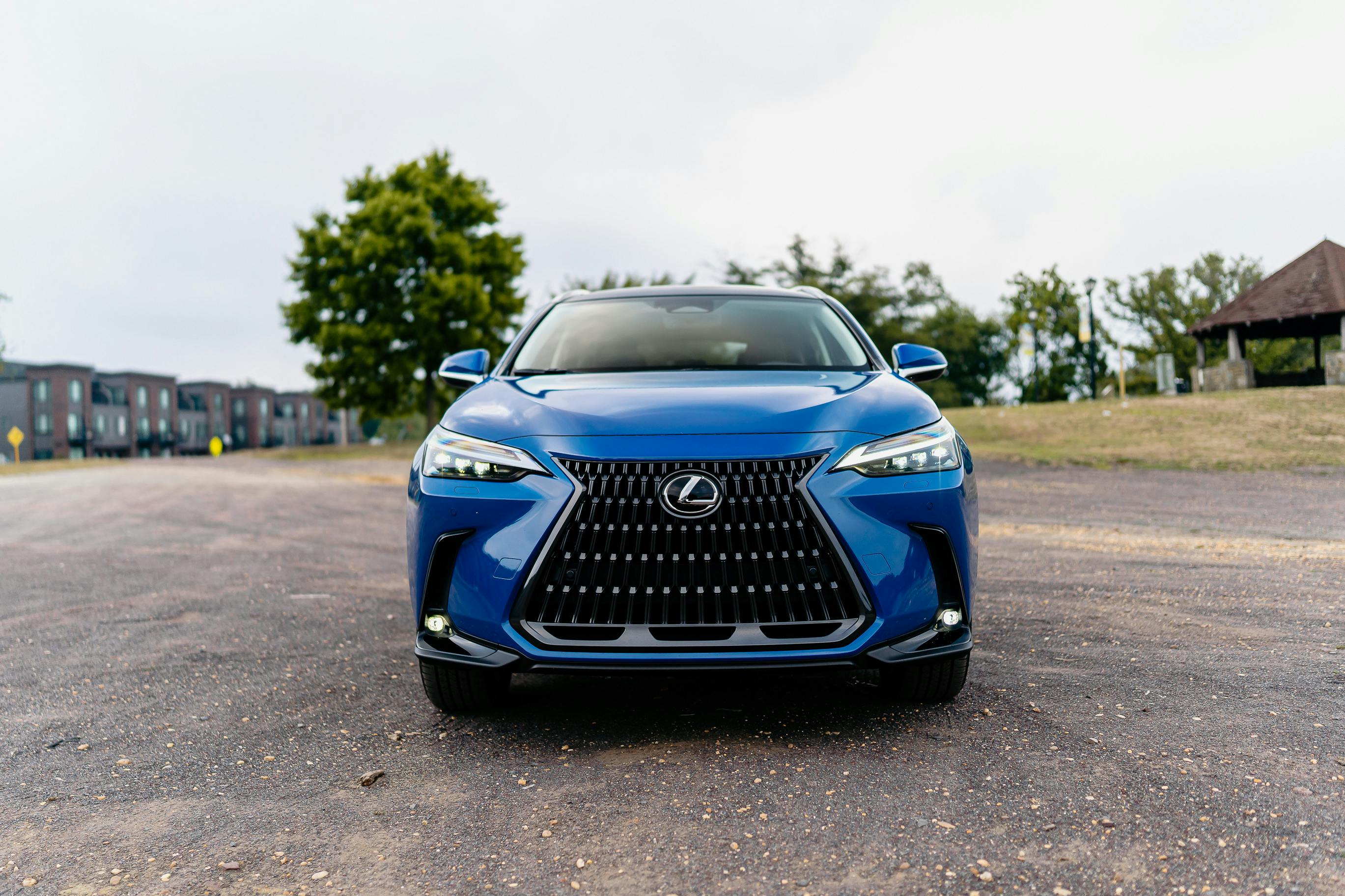 Front of Blue Car · Free Stock Photo