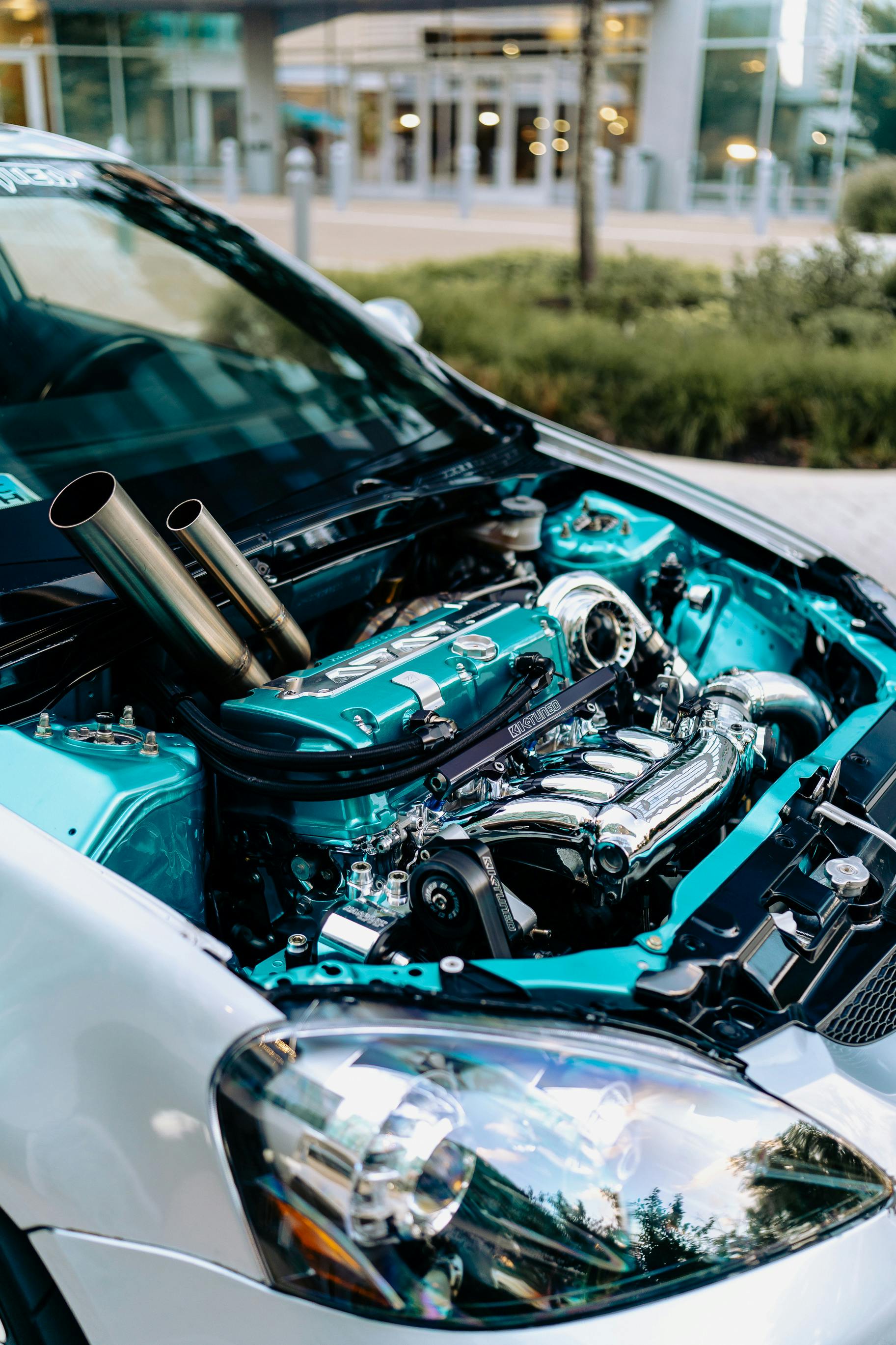 Close Up of Engine in Car · Free Stock Photo