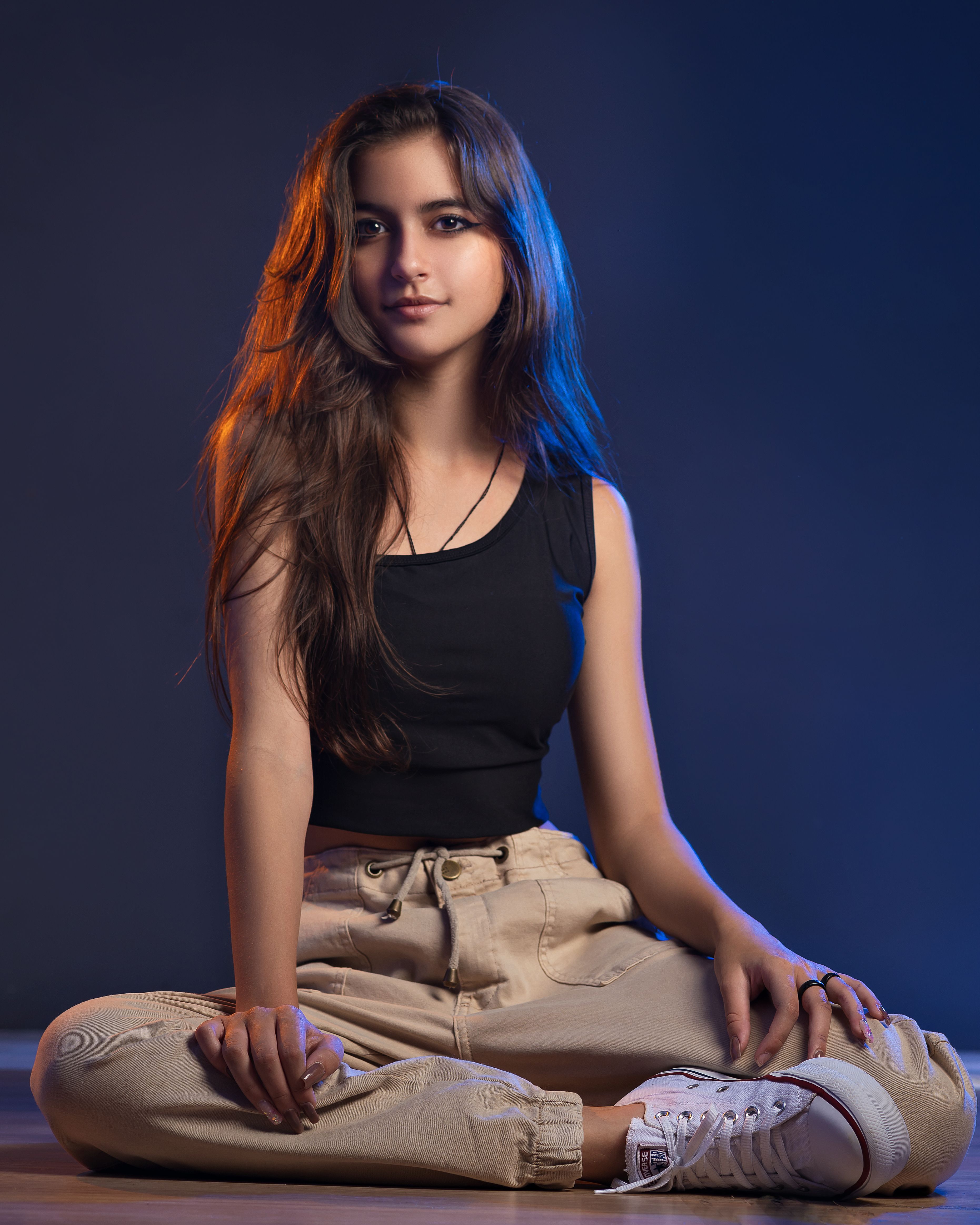 Photograph of a Girl Sitting · Free Stock Photo