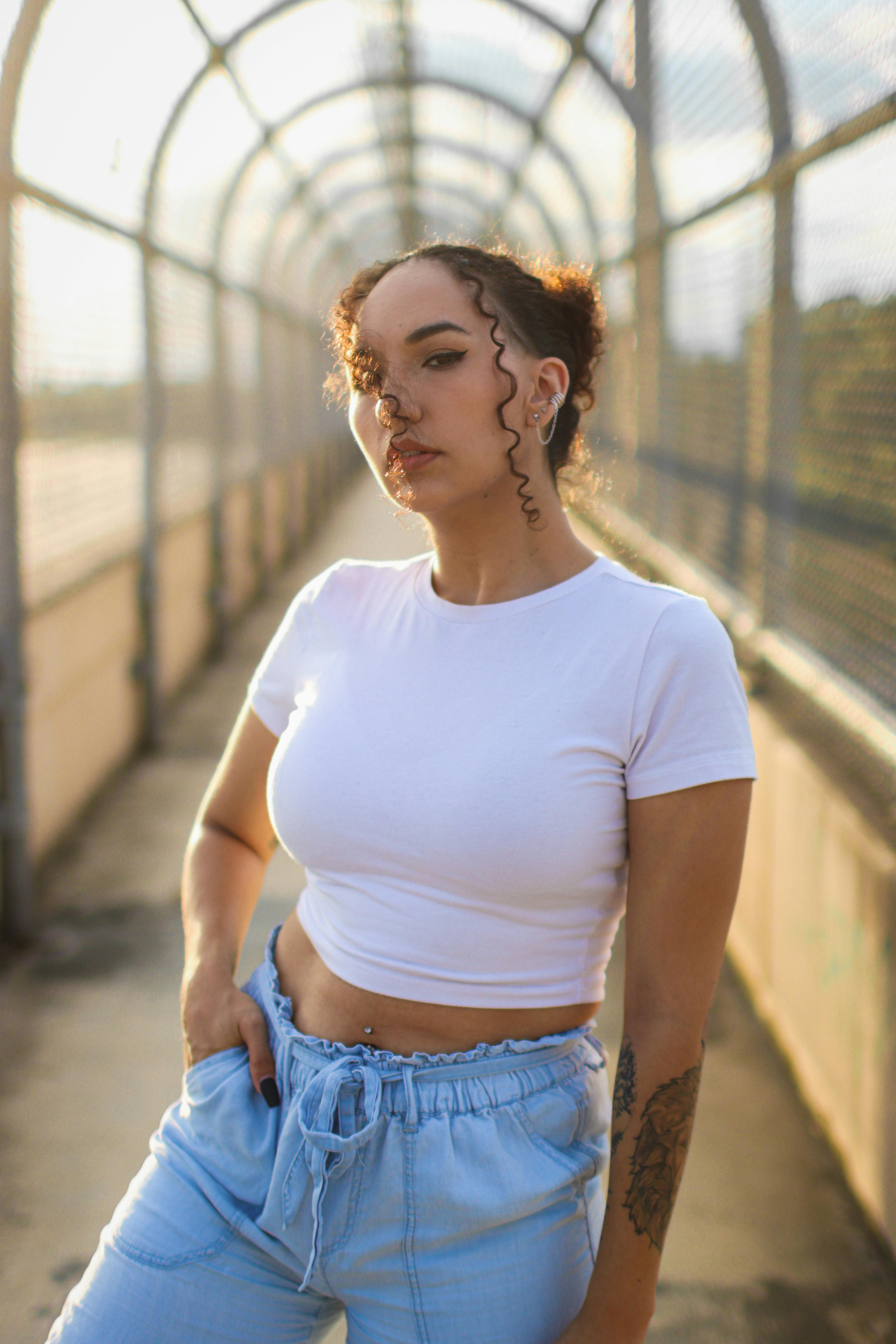 Portrait of Russian Reporter Standing on Lake Shore · Free Stock Photo