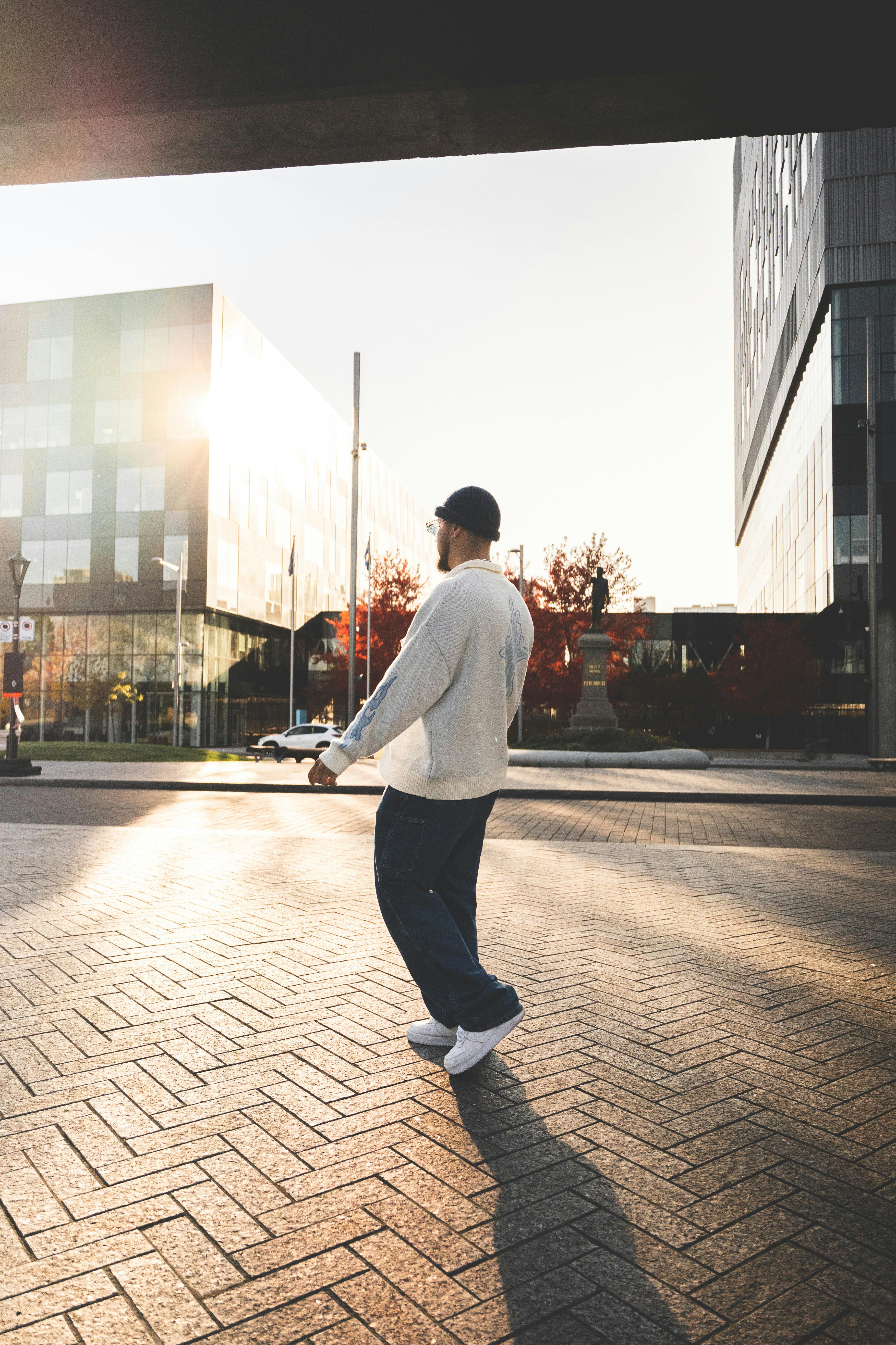Man on Sidewalk · Free Stock Photo