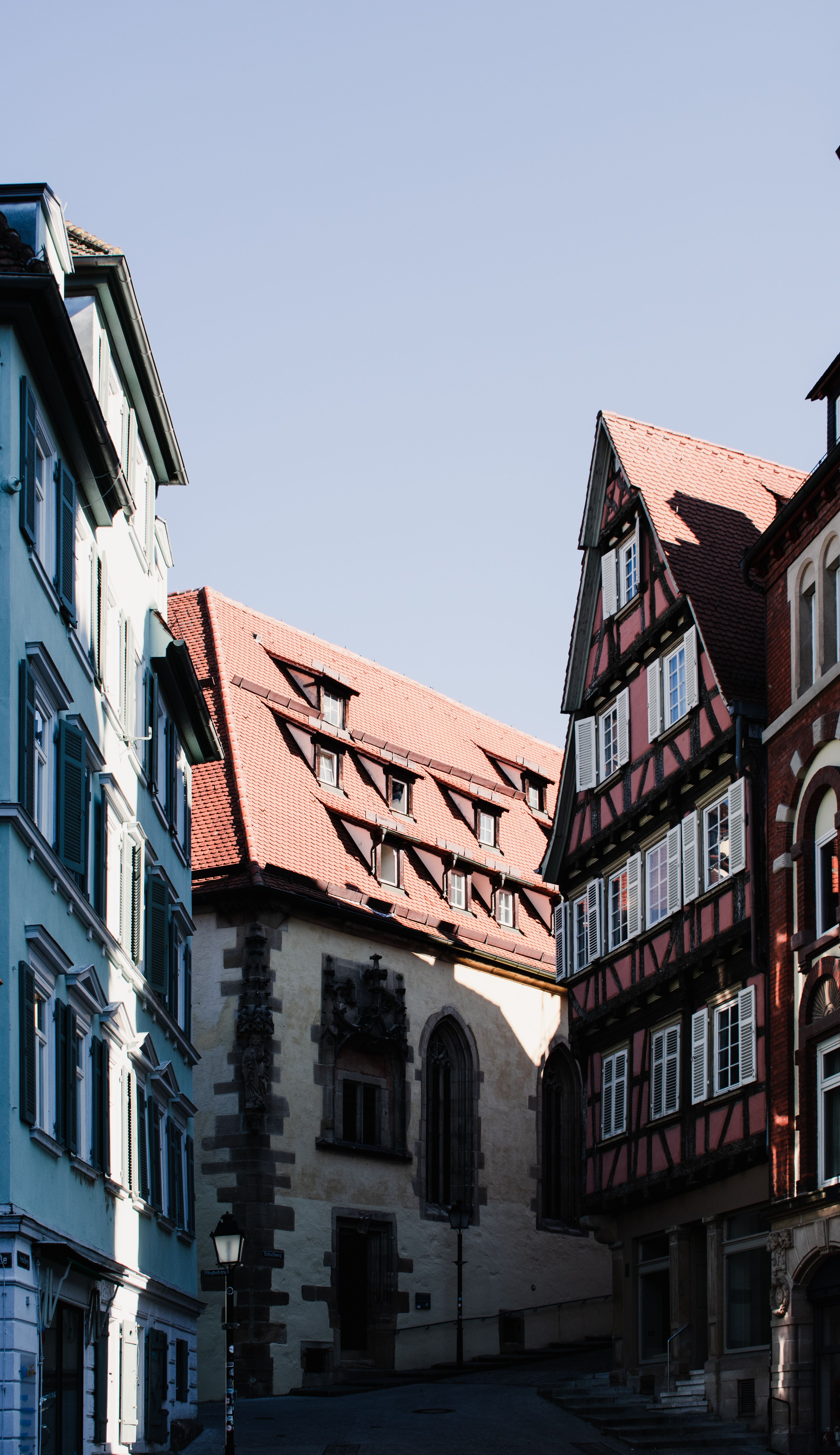 Traditional Tenements in a Narrow Alley · Free Stock Photo