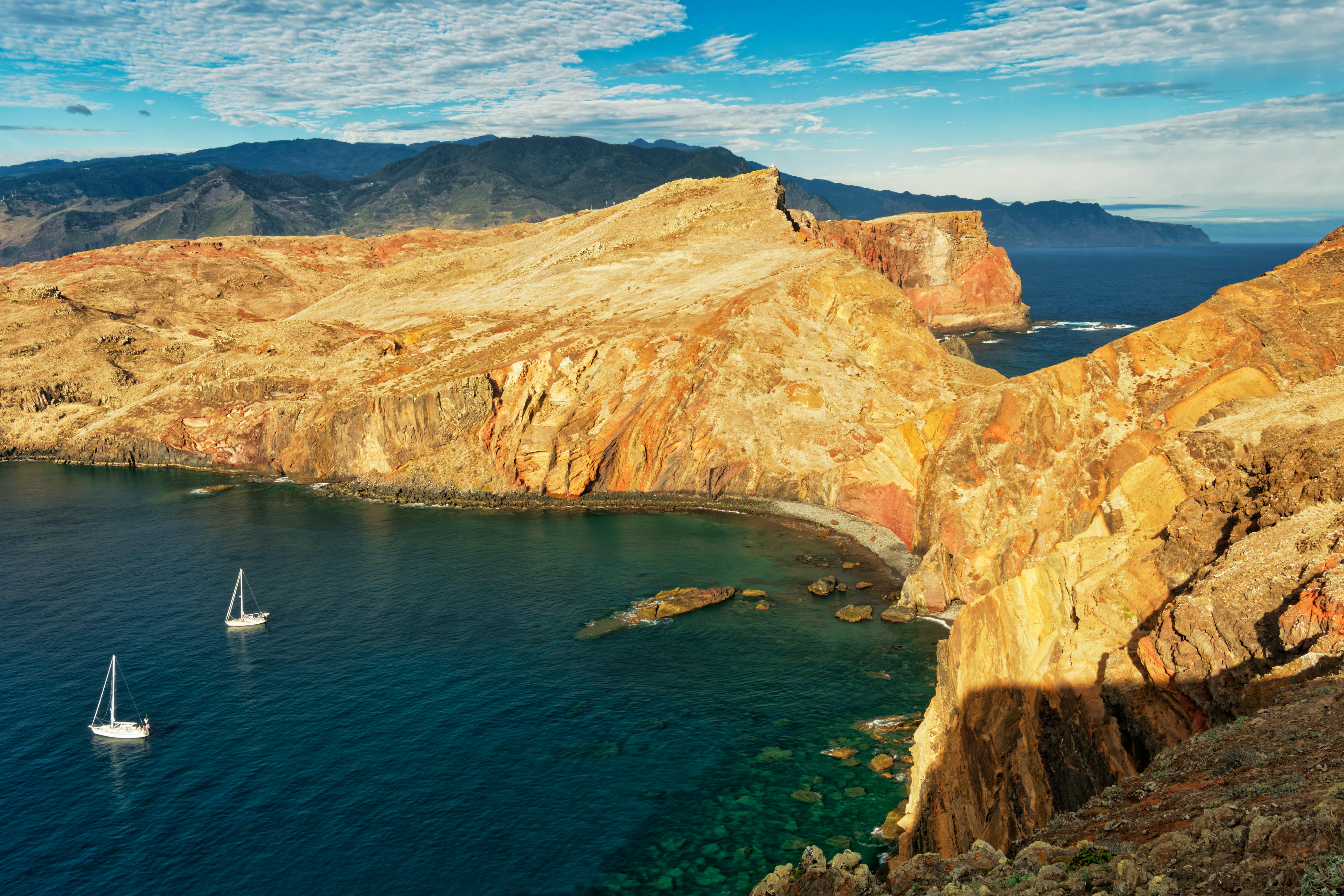 Aerial Photography of Mountains near Ocean · Free Stock Photo
