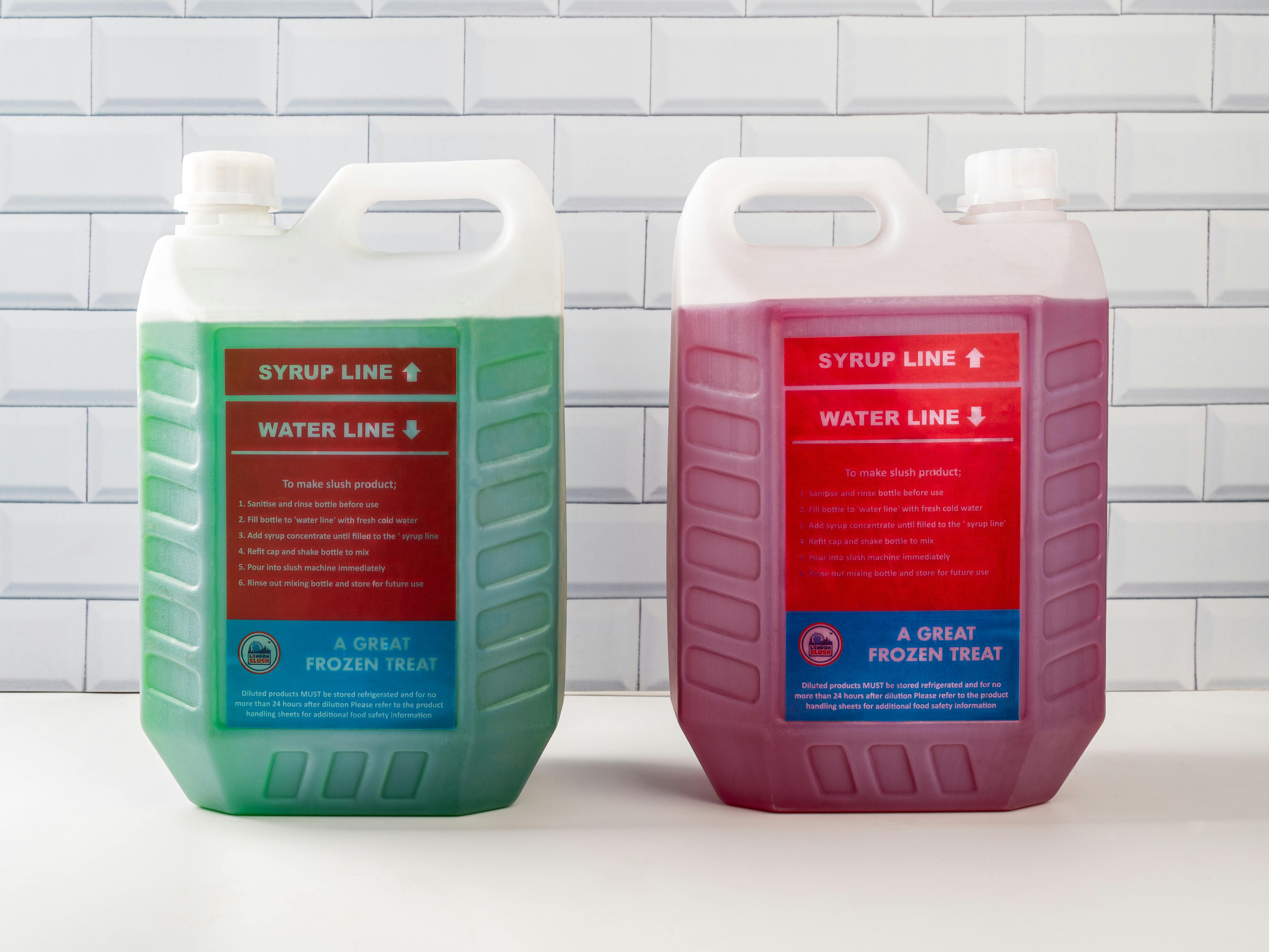 Syrup in Plastic Containers · Free Stock Photo