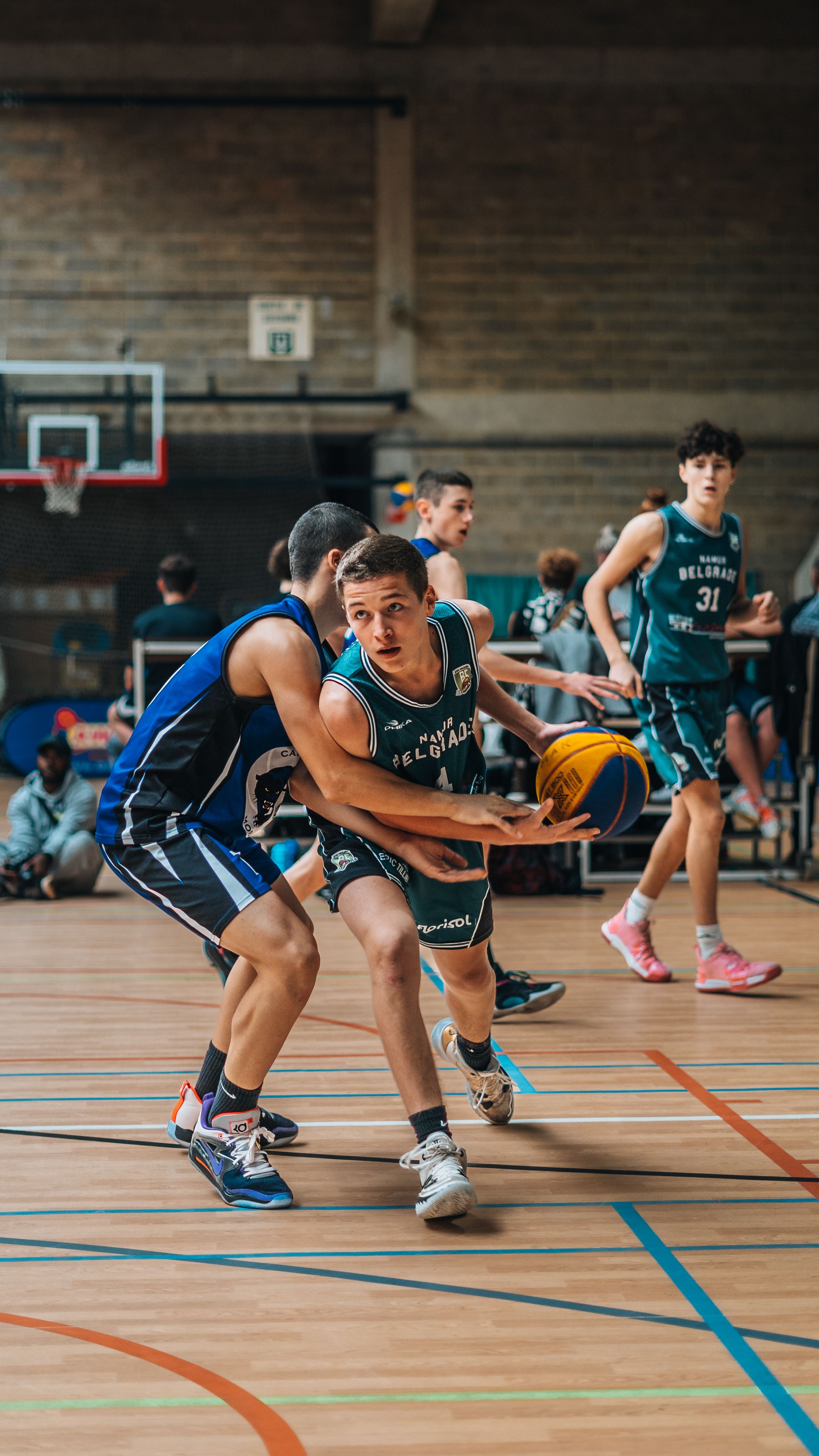 Silhouette of Men Playing Basketball · Free Stock Photo