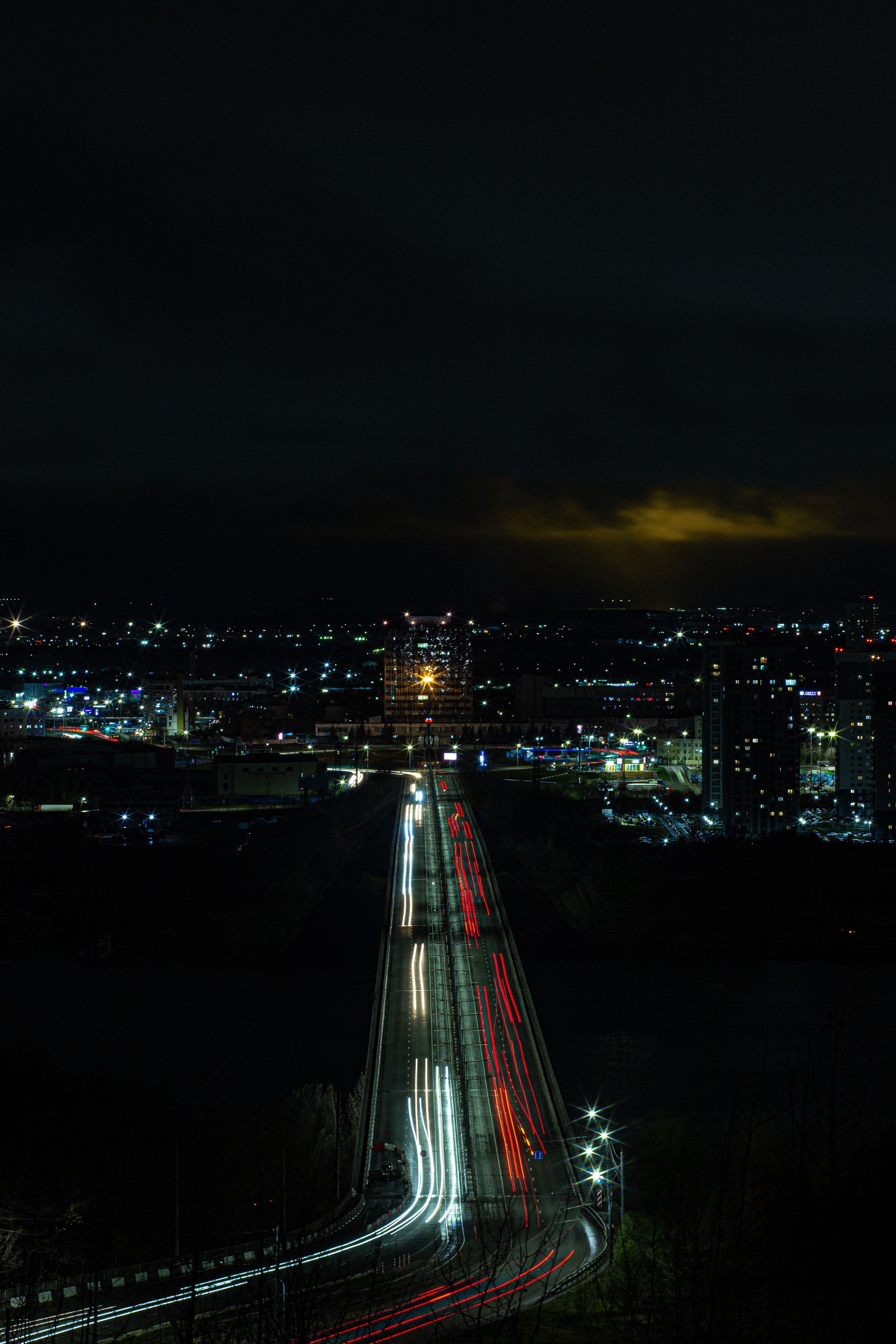 Time Lapse Photography of City during Night Time · Free Stock Photo