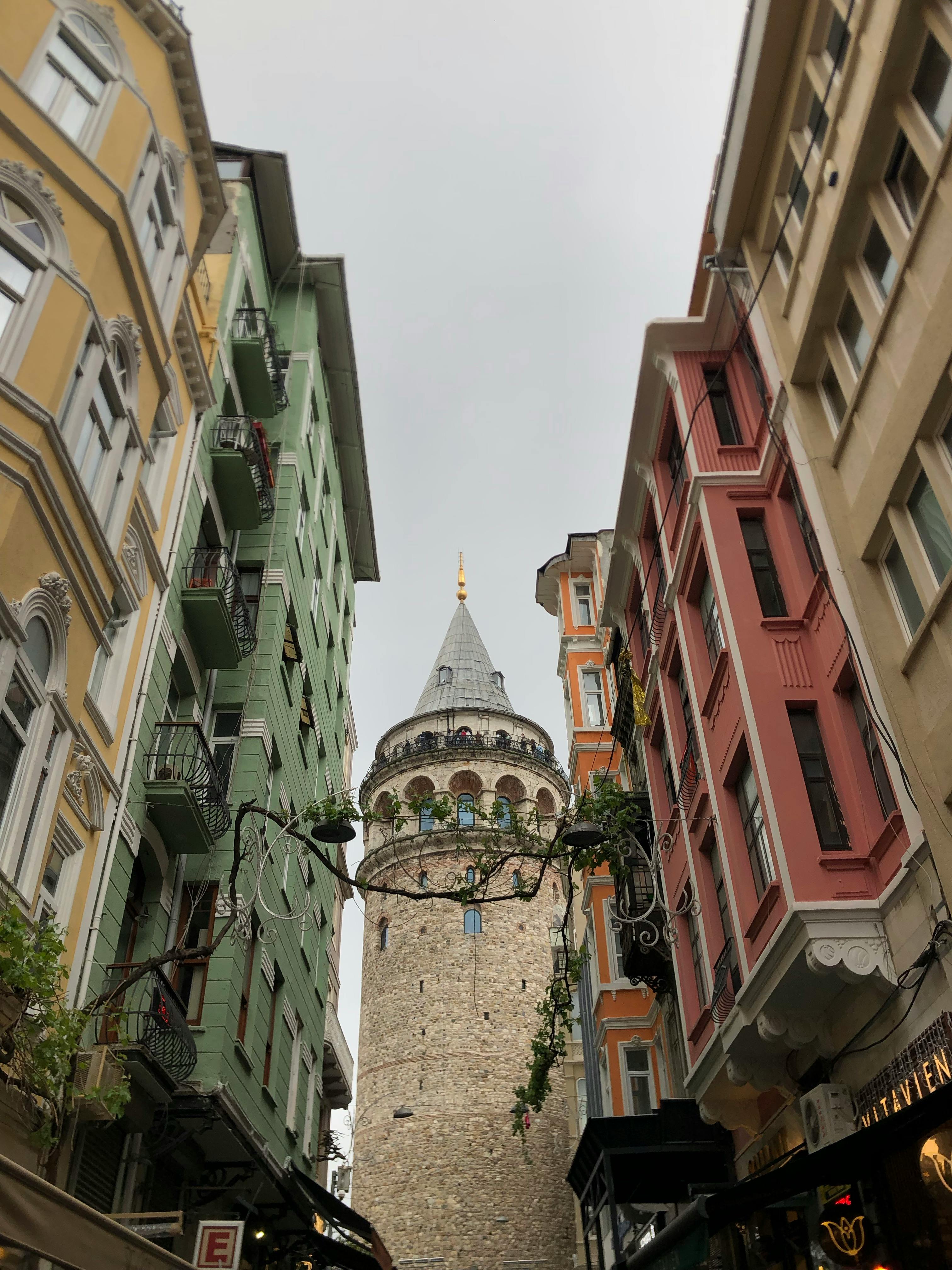 Concrete Buildings Near Galata Tower · Free Stock Photo