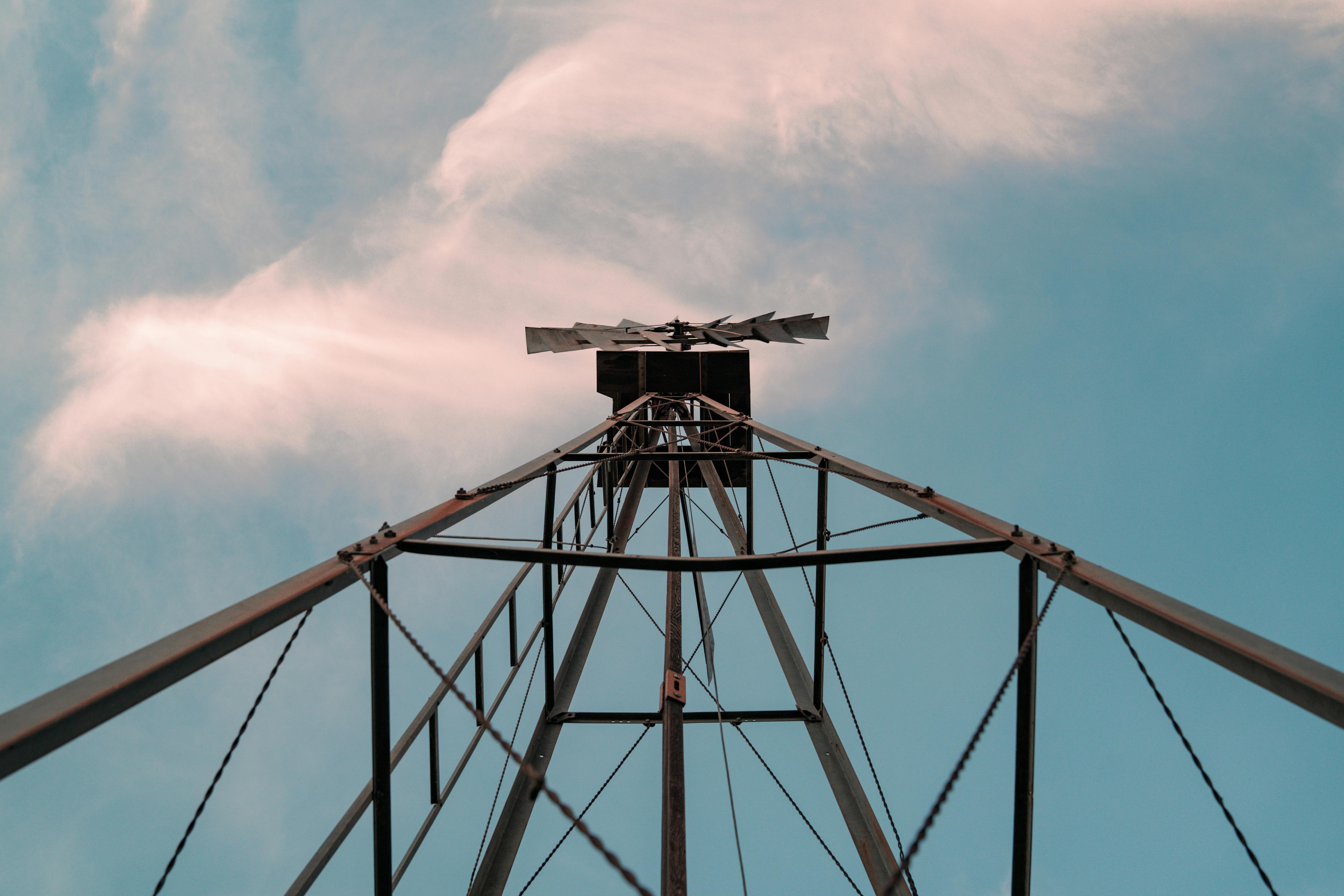 Iron Tower Under Clouds · Free Stock Photo