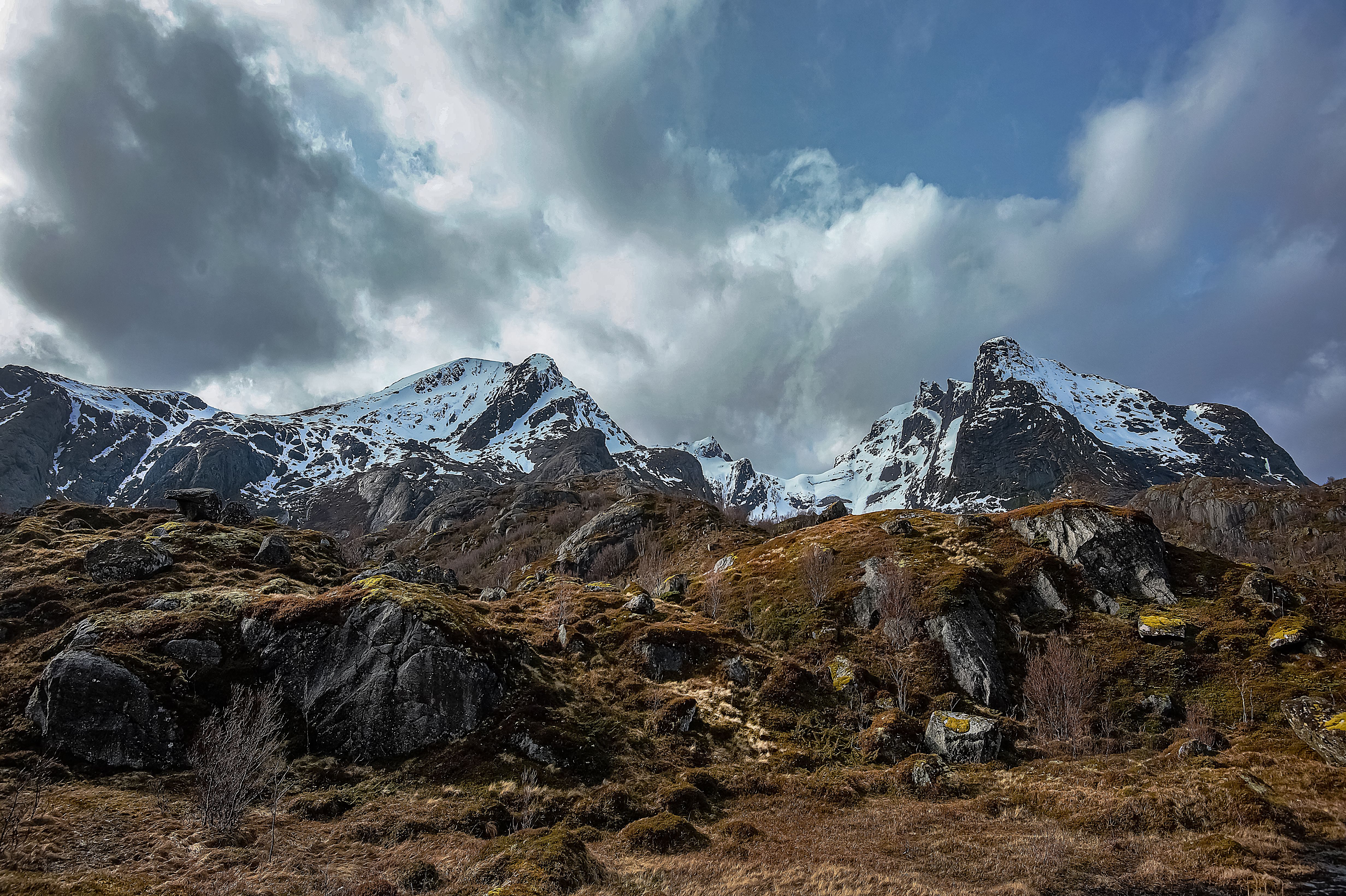 Star mountain in Flakstad · Free Stock Photo