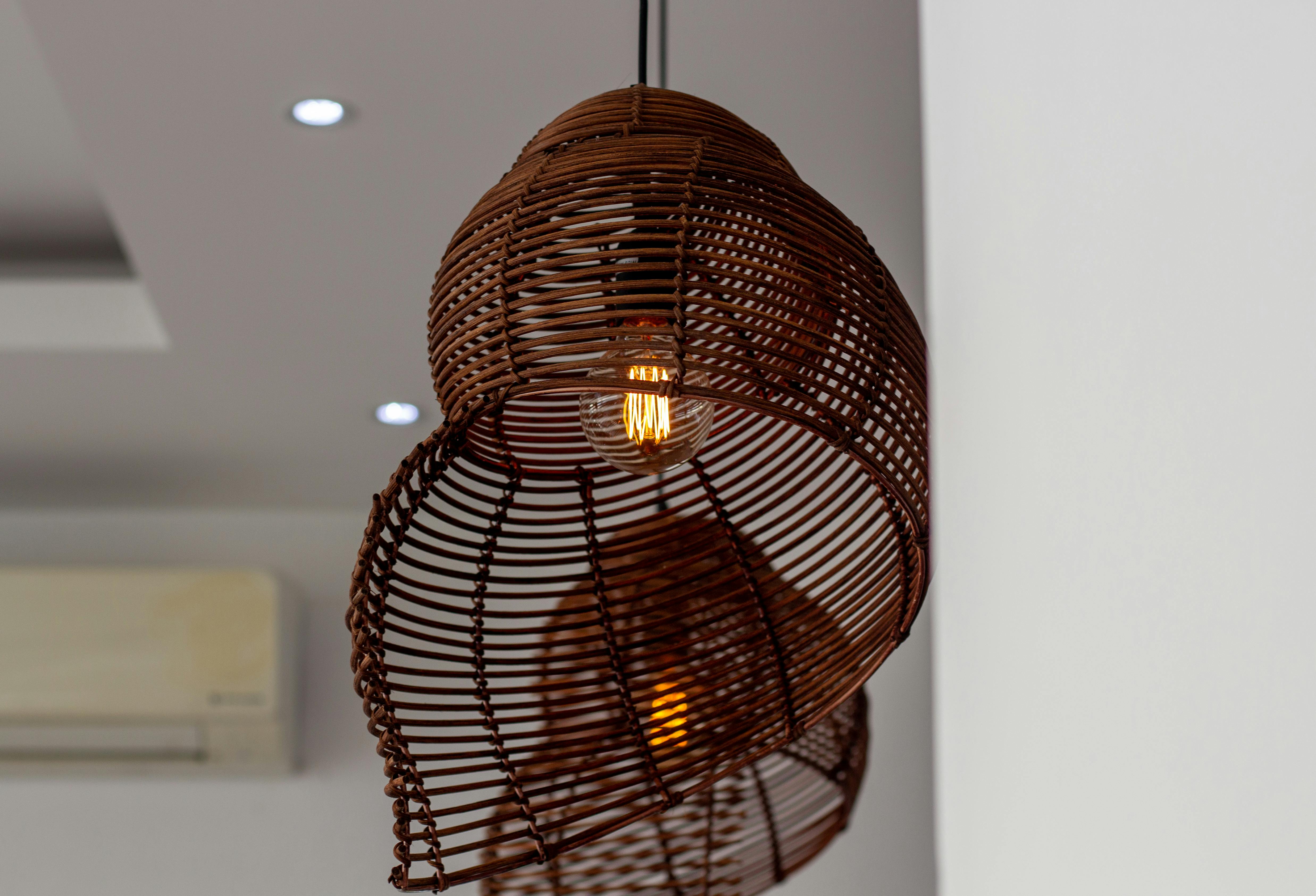 Close-Up Shot of a Lamp Turned on in Room · Free Stock Photo