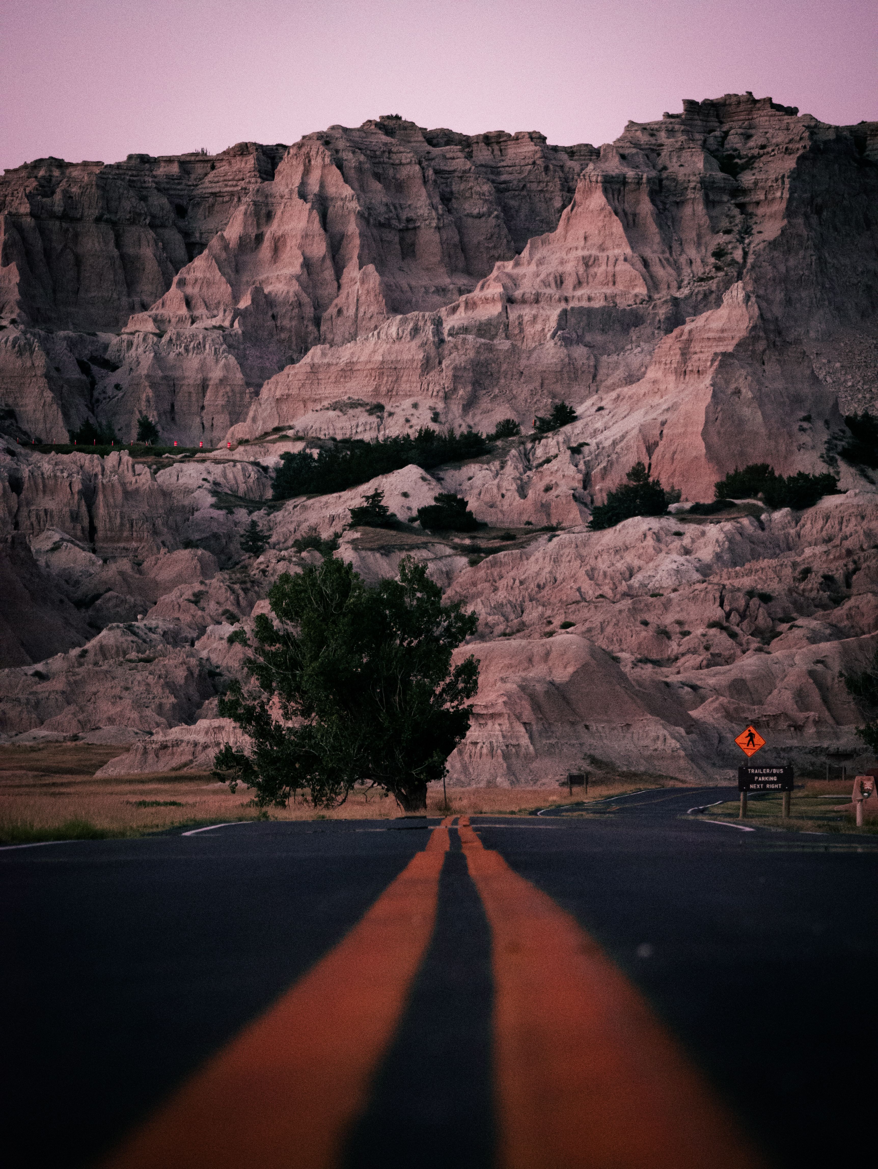Lines on Asphalt Road · Free Stock Photo