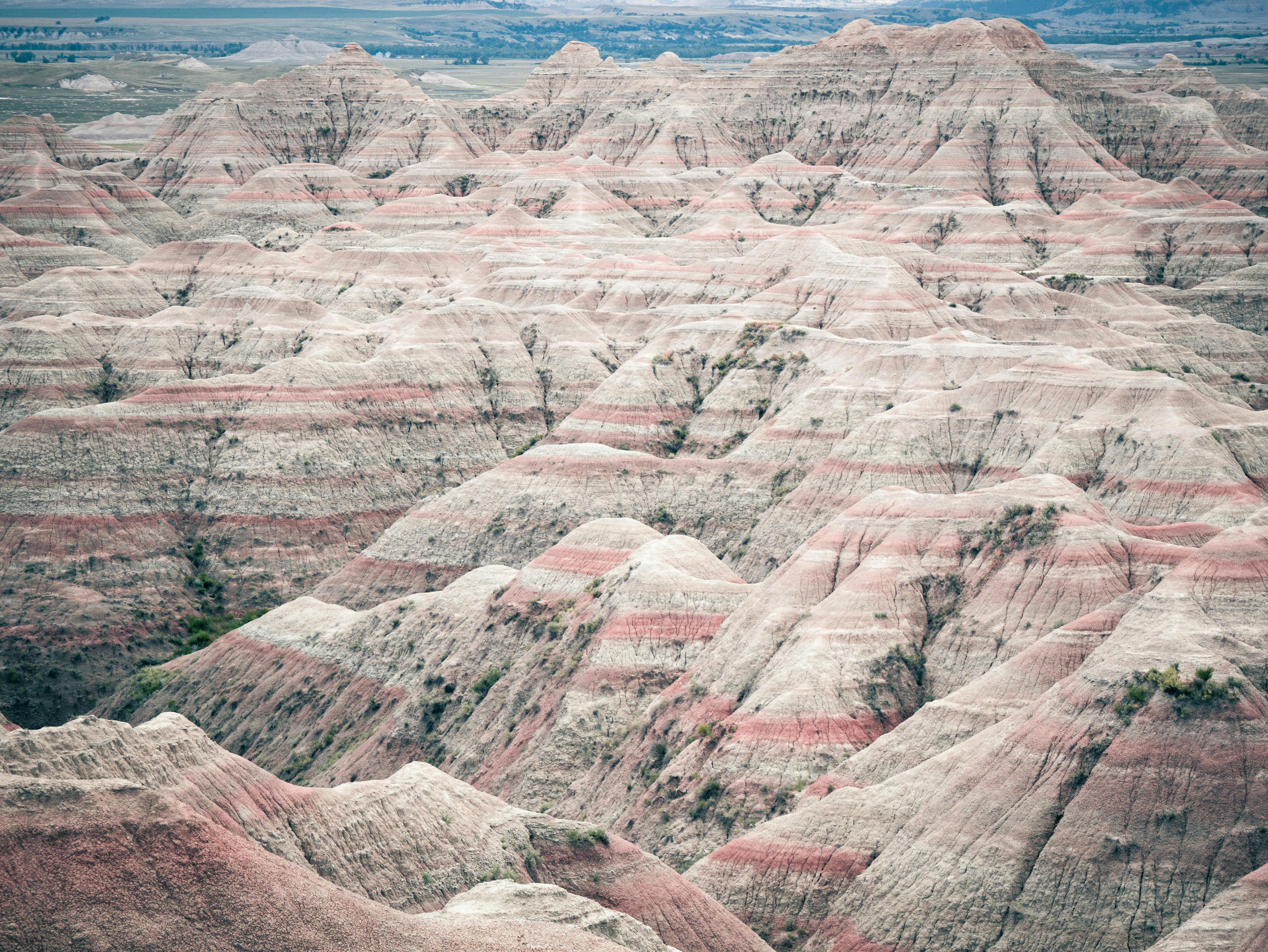 Aerial View of Badlands National Park · Free Stock Photo