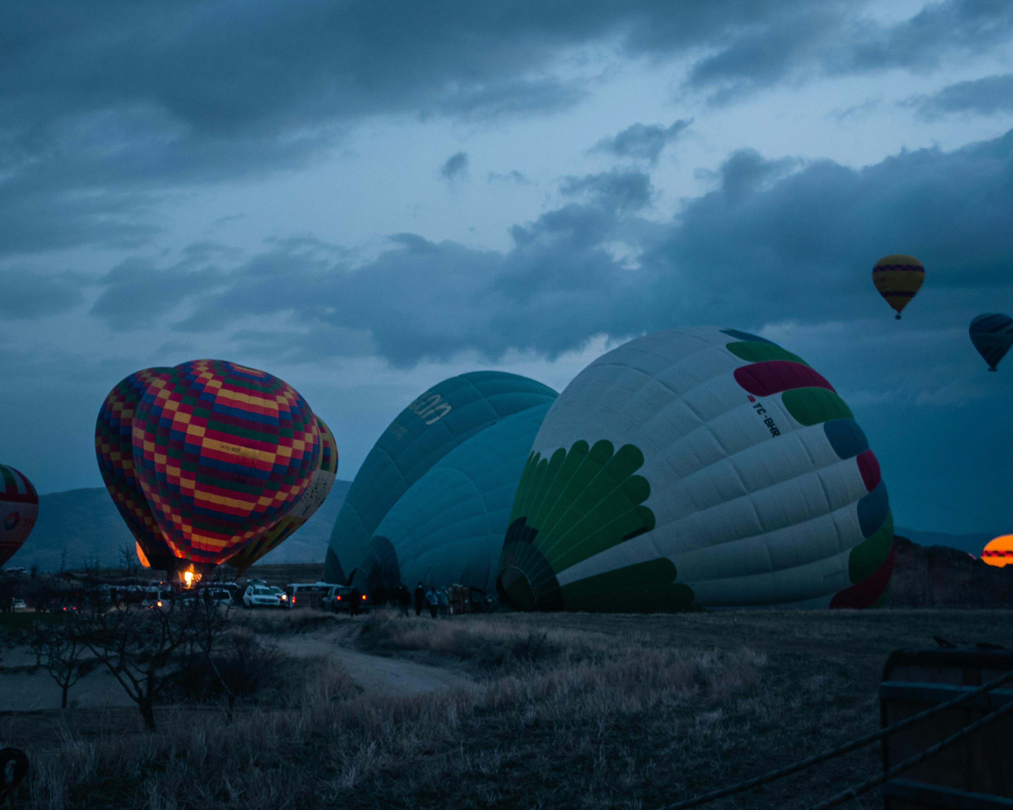 Photo of Hot Air Balloons Taking Off · Free Stock Photo