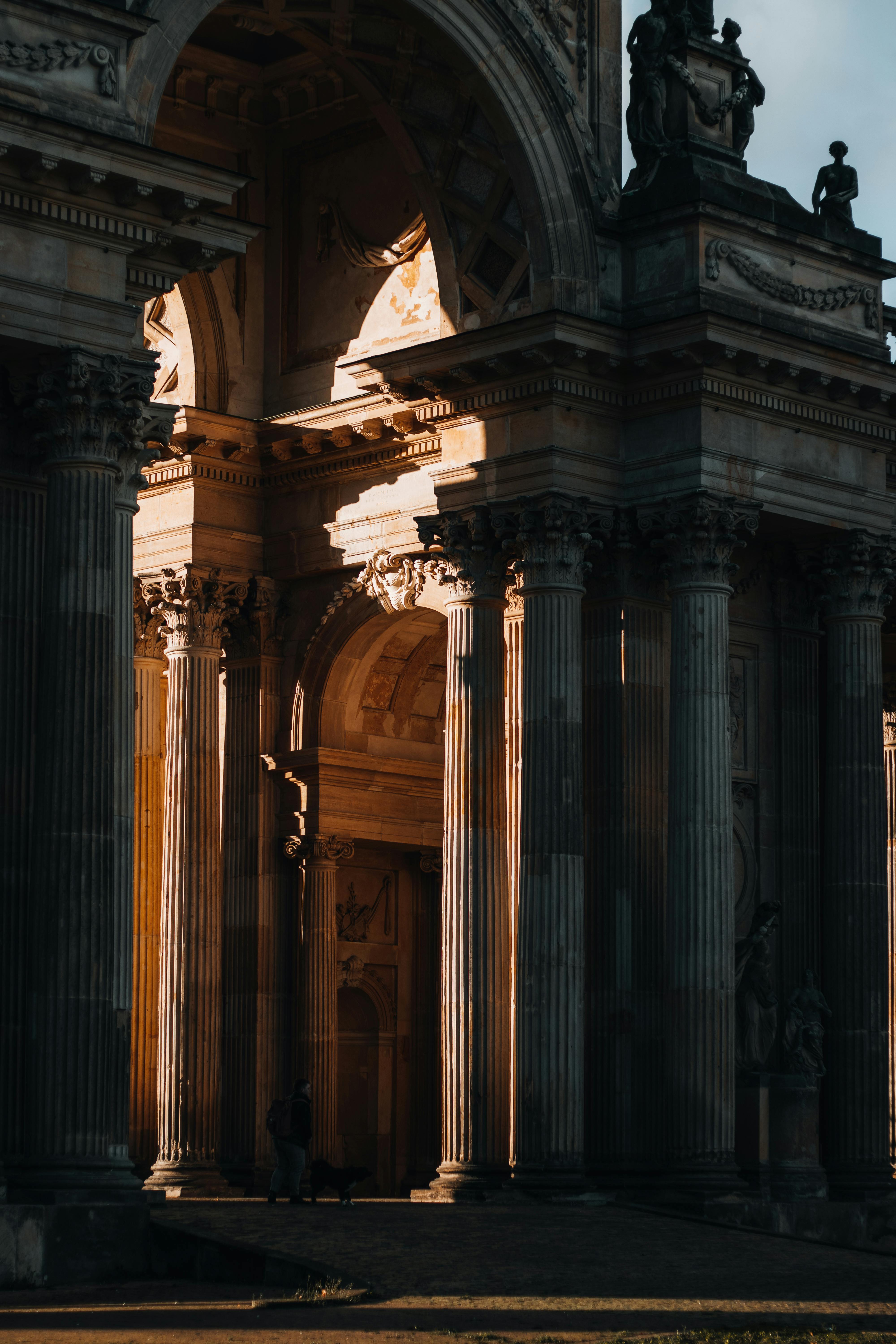 Columns of Neoclassical Cathedral · Free Stock Photo