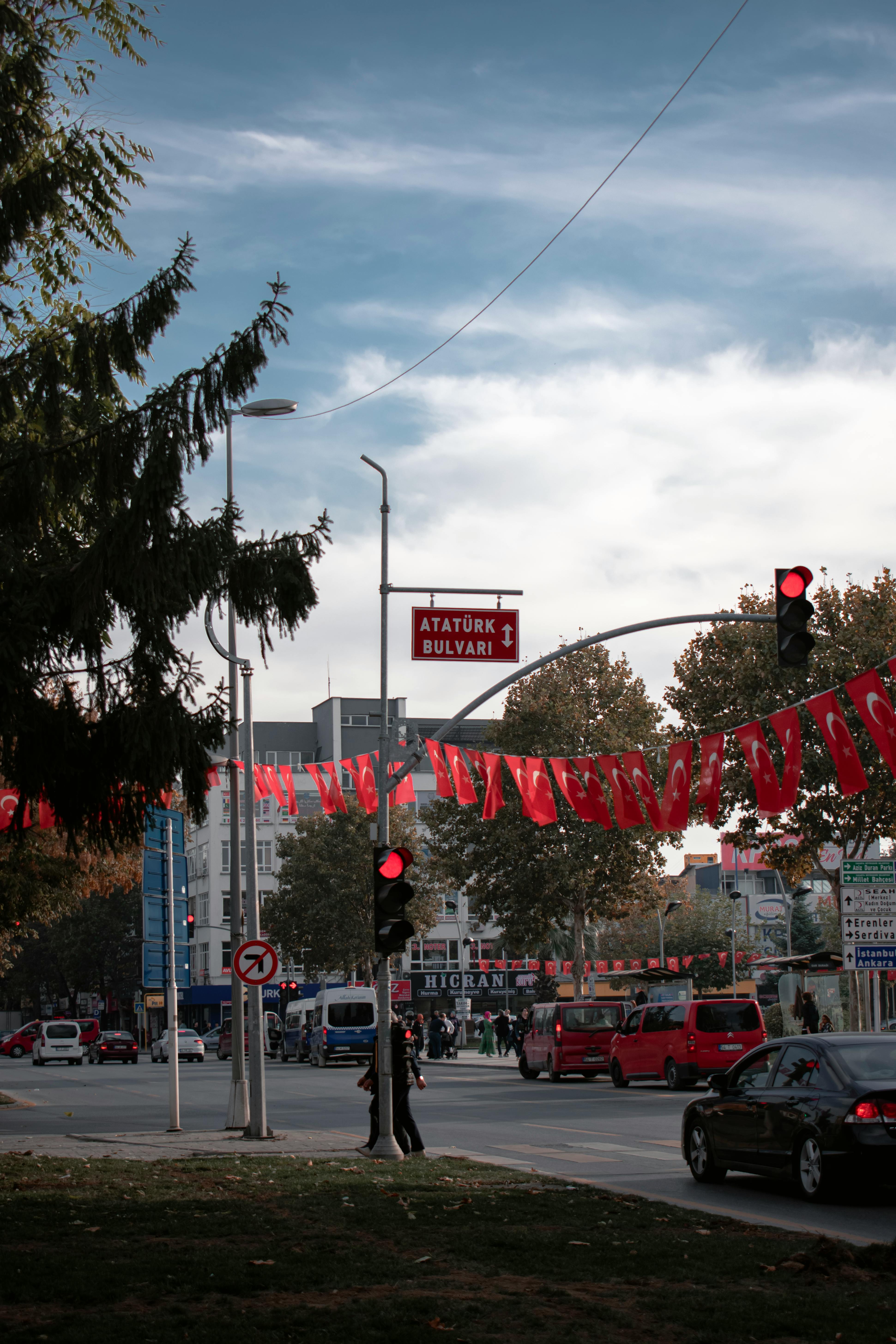 Traffic on a Street in Ankara · Free Stock Photo