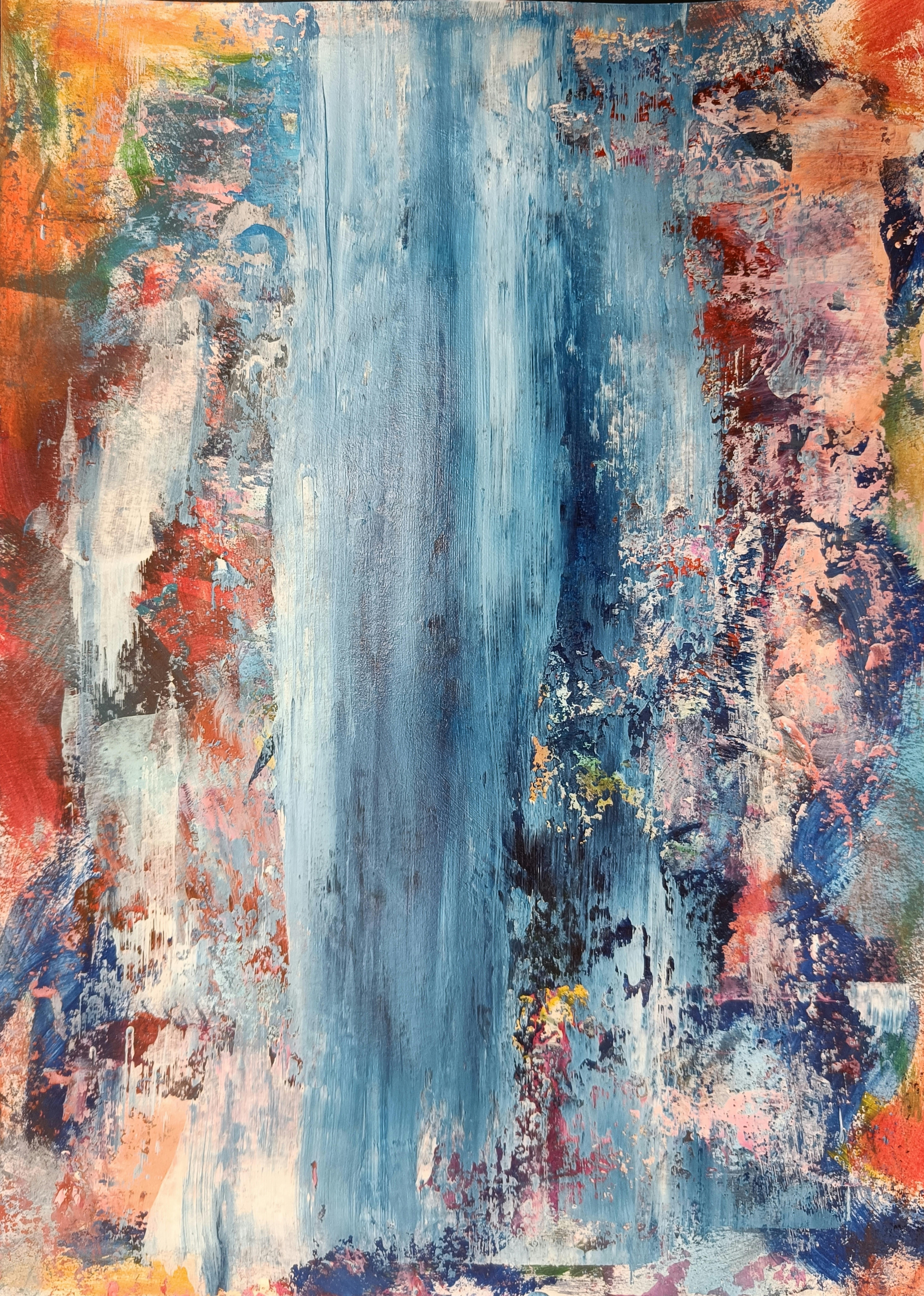 A Multi Colored Abstract Painting · Free Stock Photo