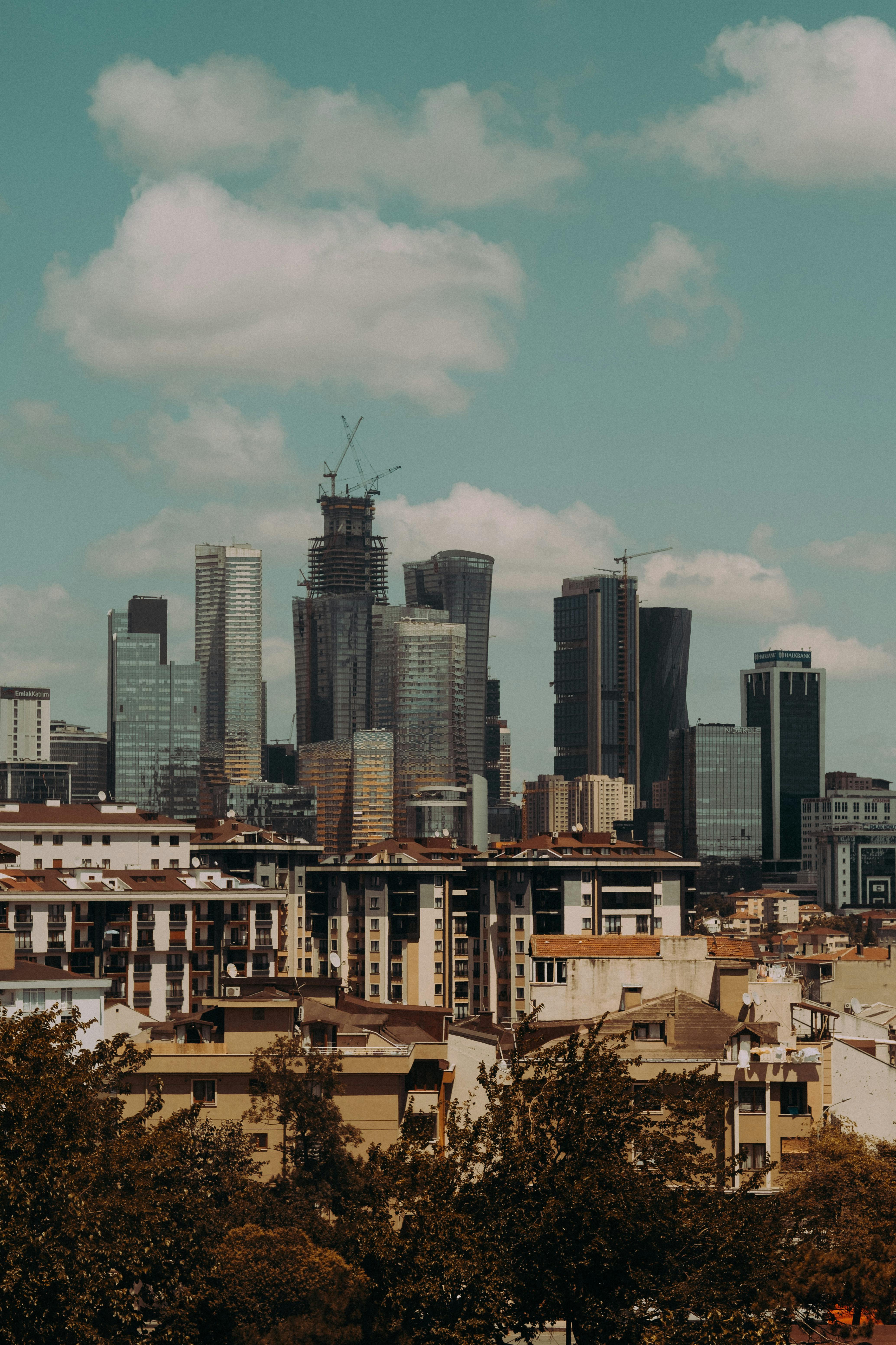 High-angle View of High Rise Buildings · Free Stock Photo