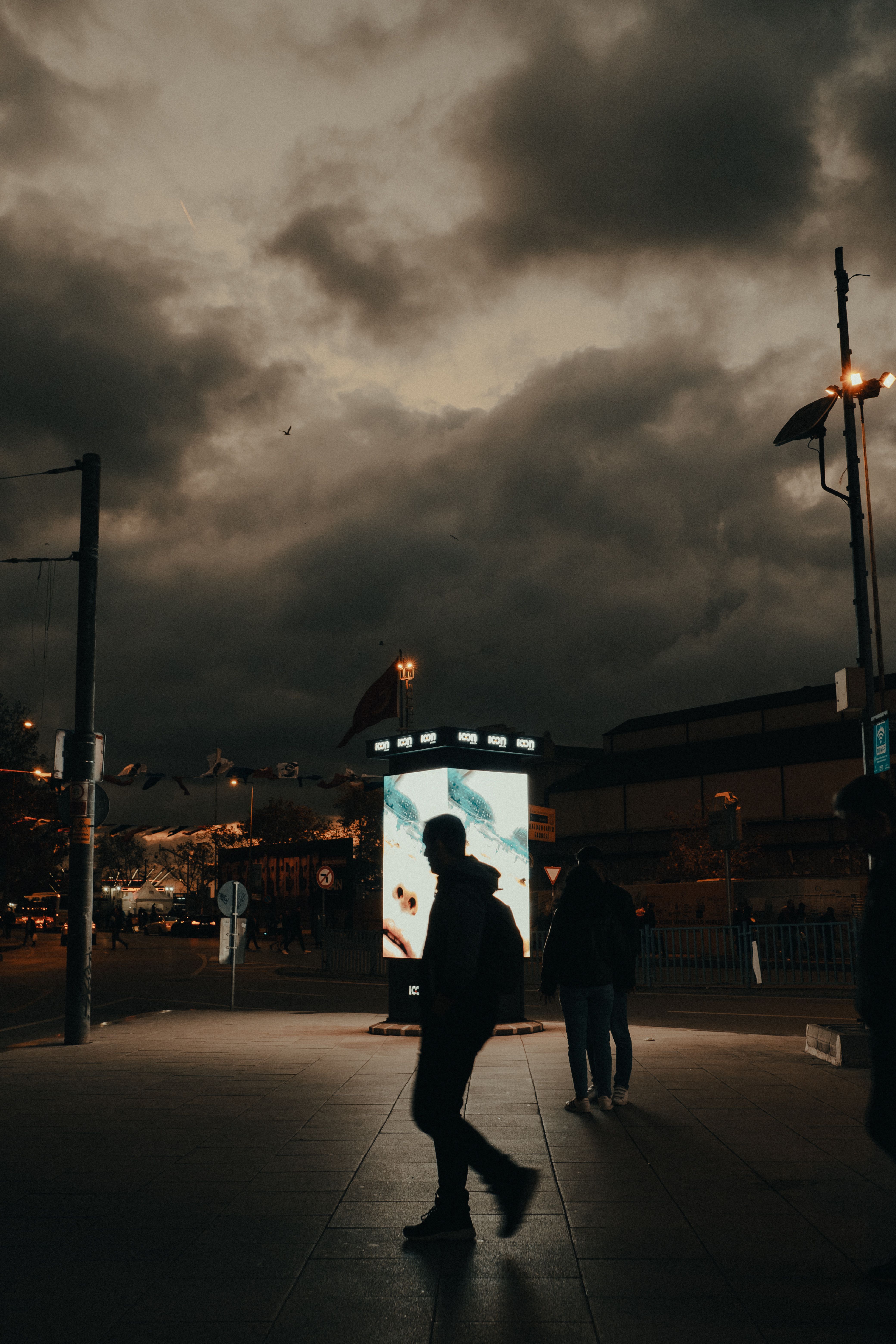 People Walking on Street during Night Time · Free Stock Photo