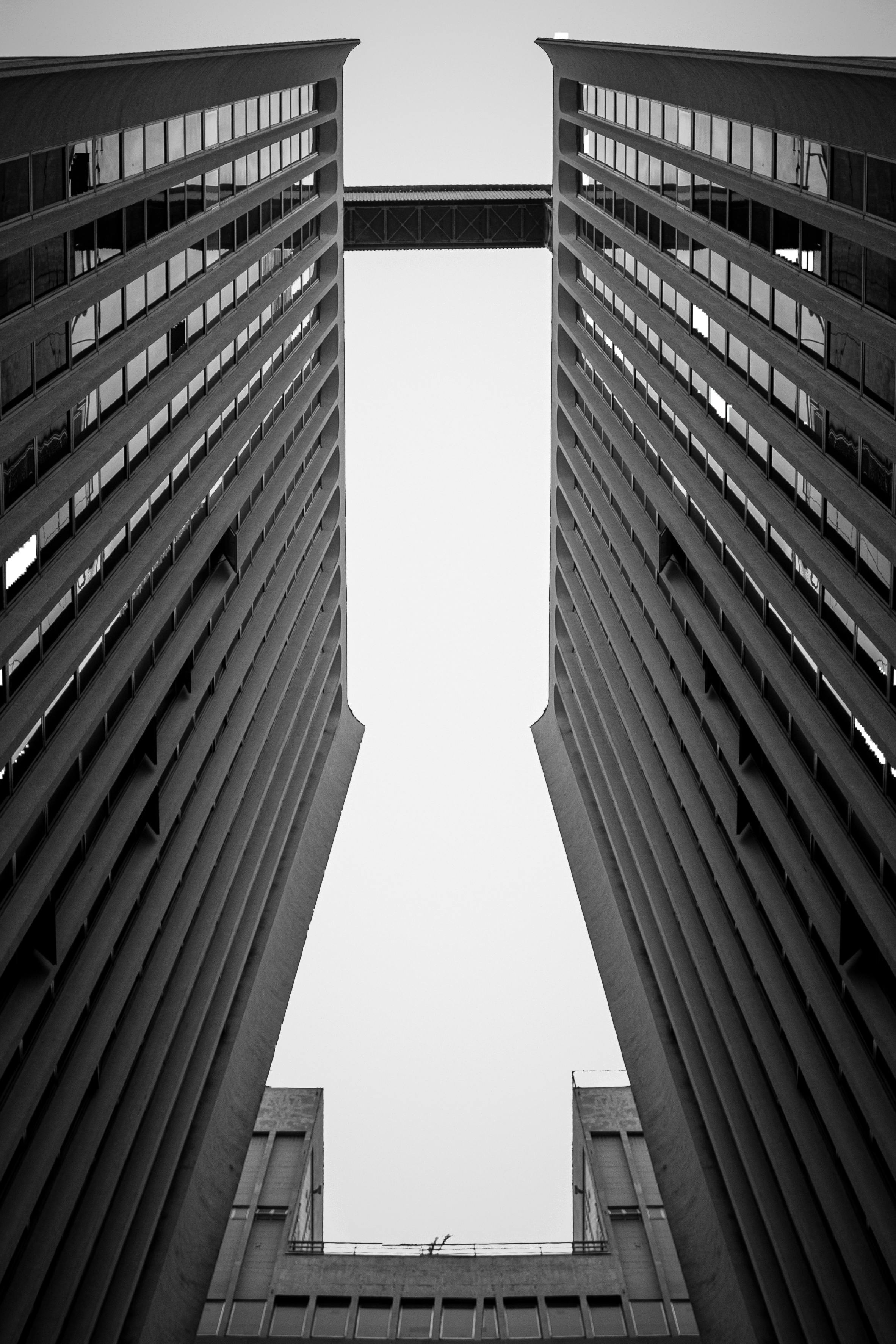 Greyscale Photo of Window Panel · Free Stock Photo