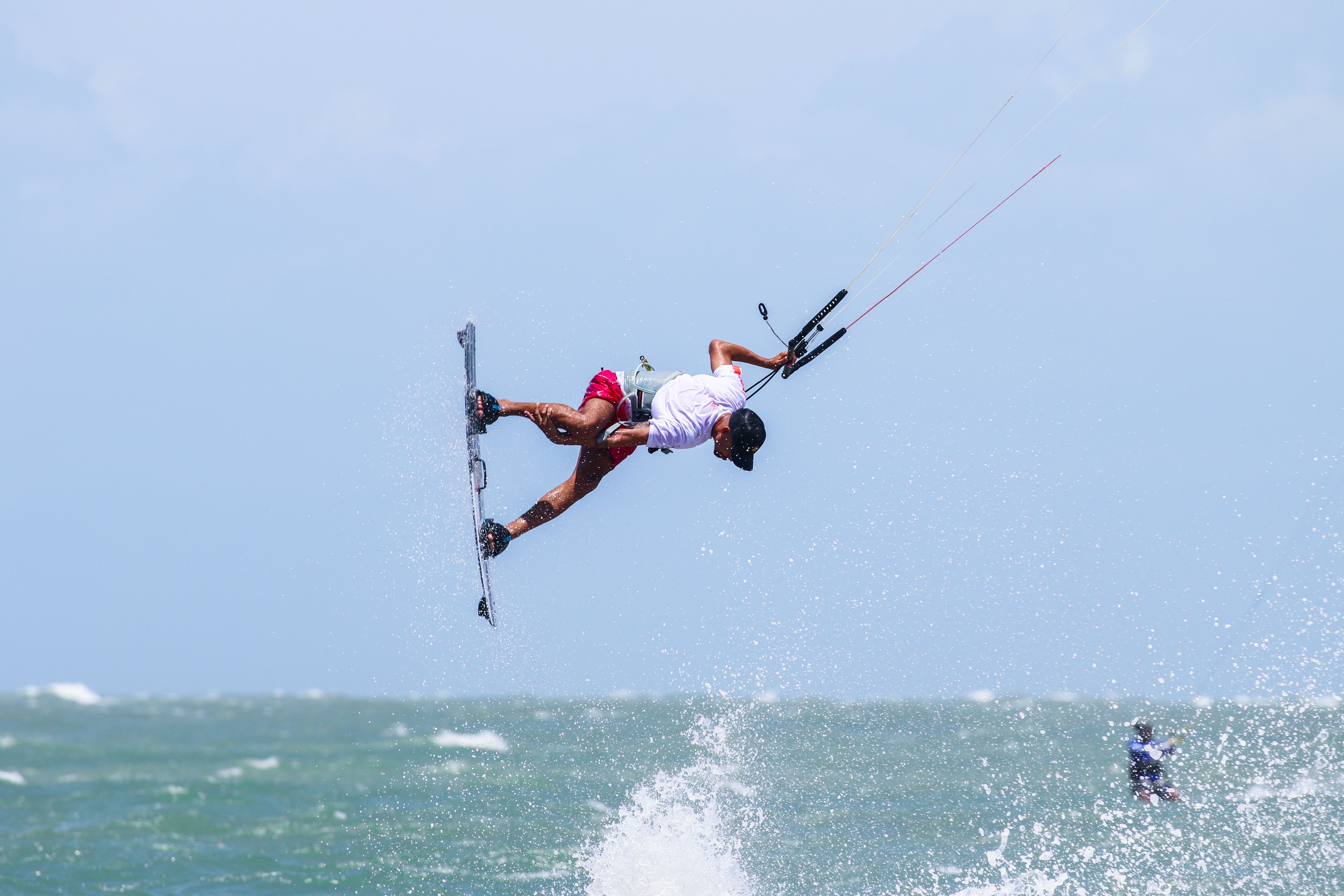 Person Kitesurfing over Water · Free Stock Photo
