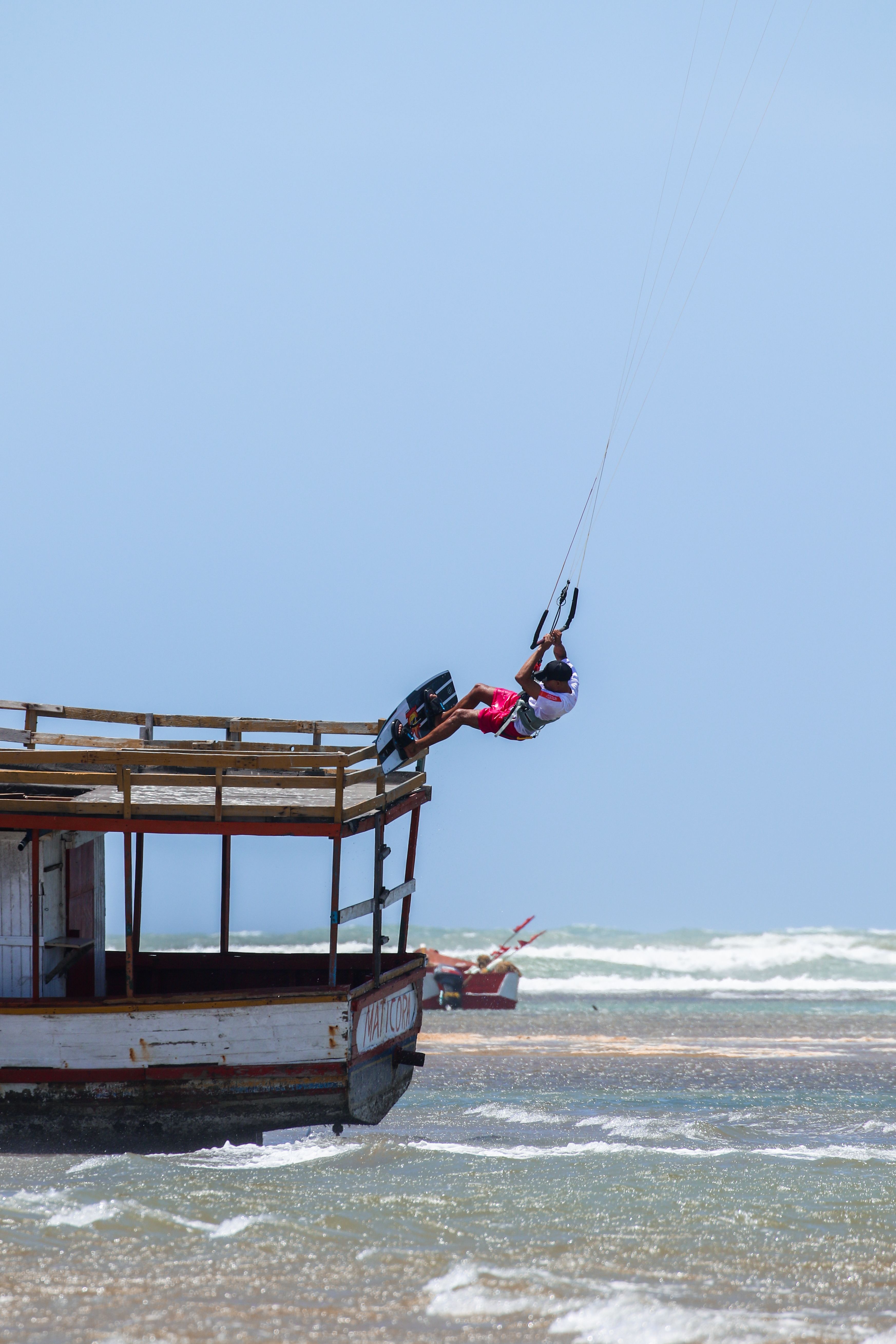 Photo of Man Kite-surfing · Free Stock Photo