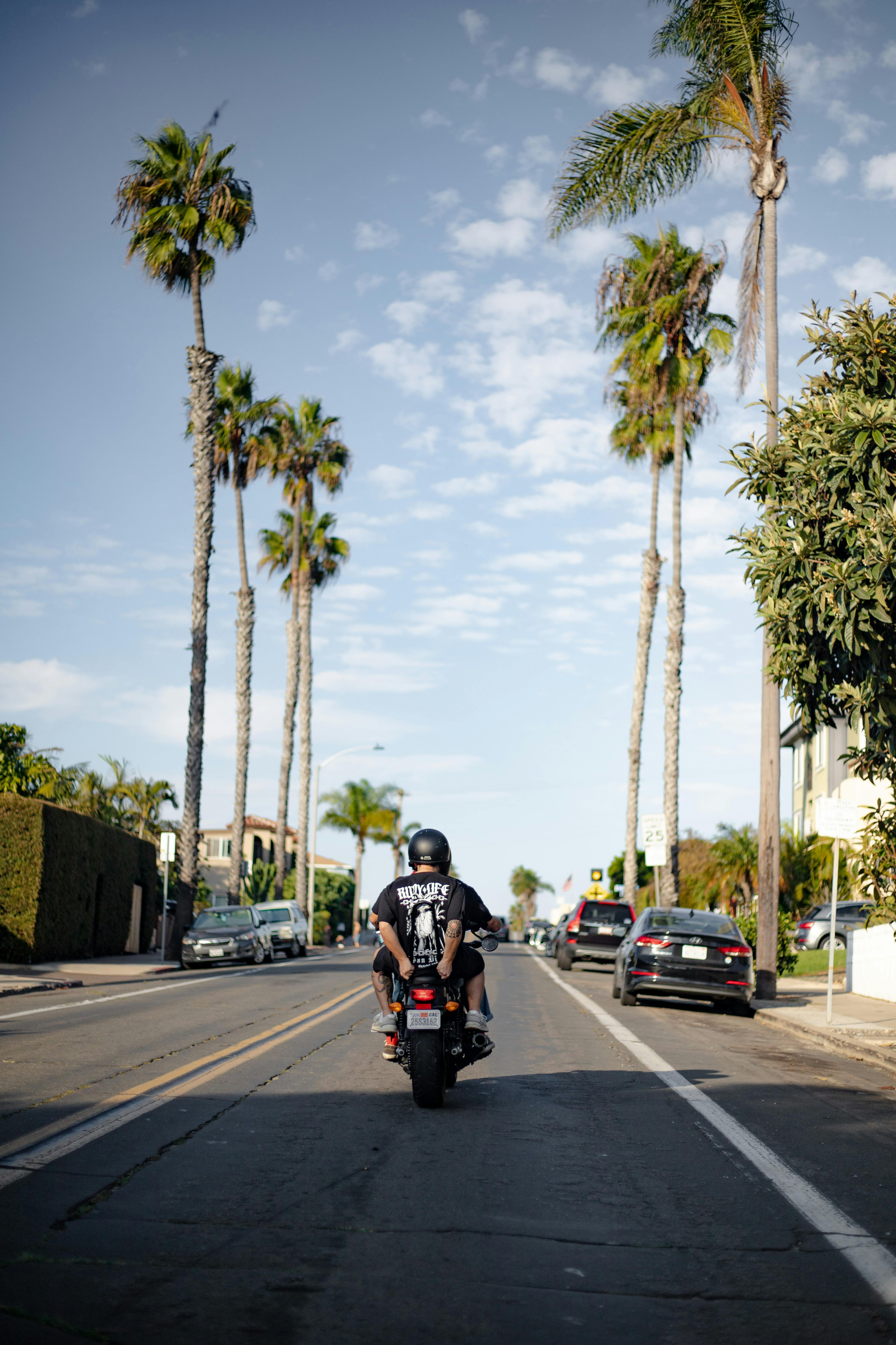 People Riding Motorcycles on Road during Night Time · Free Stock Photo