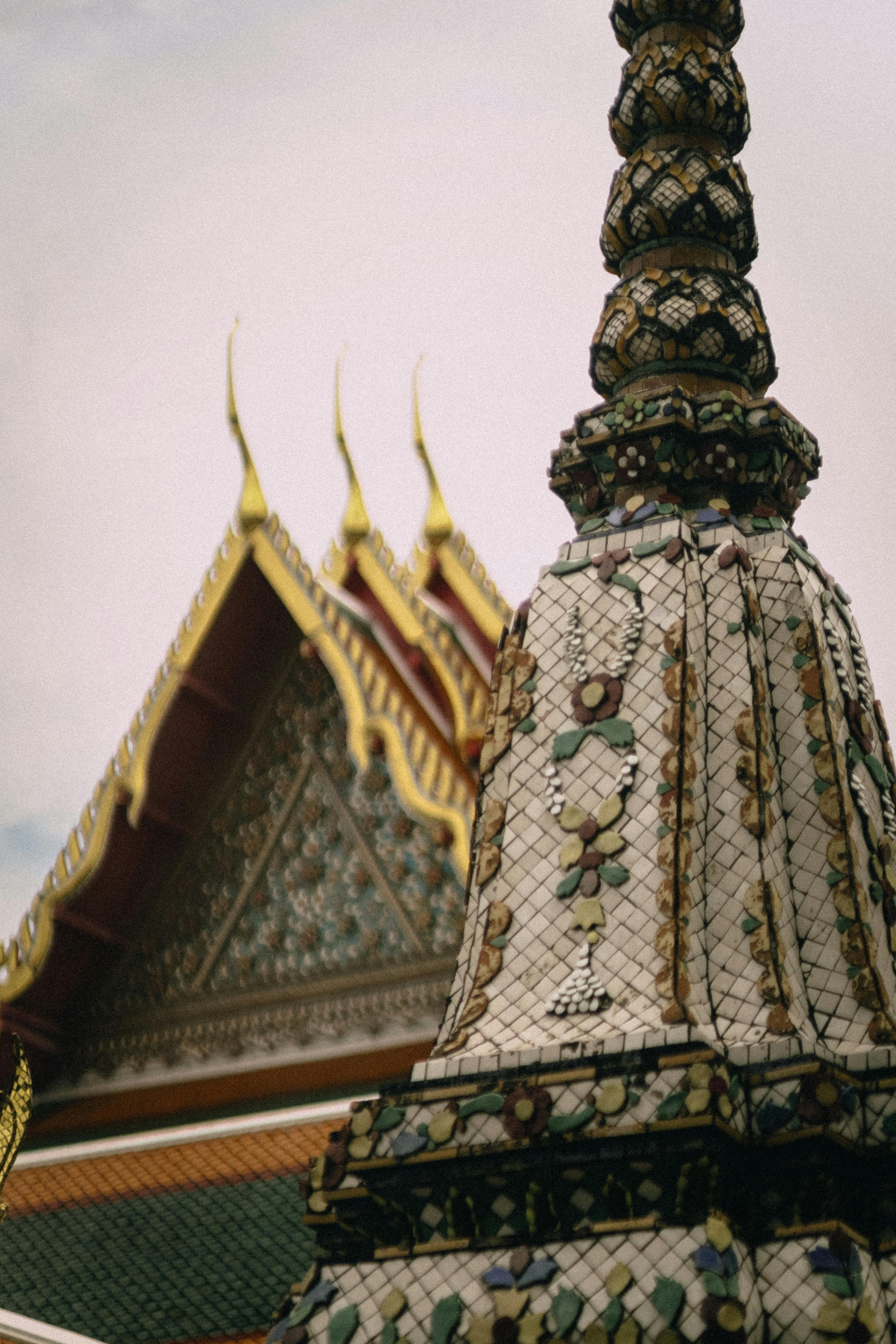 Ancient Architecture Design of a Buddhist Temple · Free Stock Photo