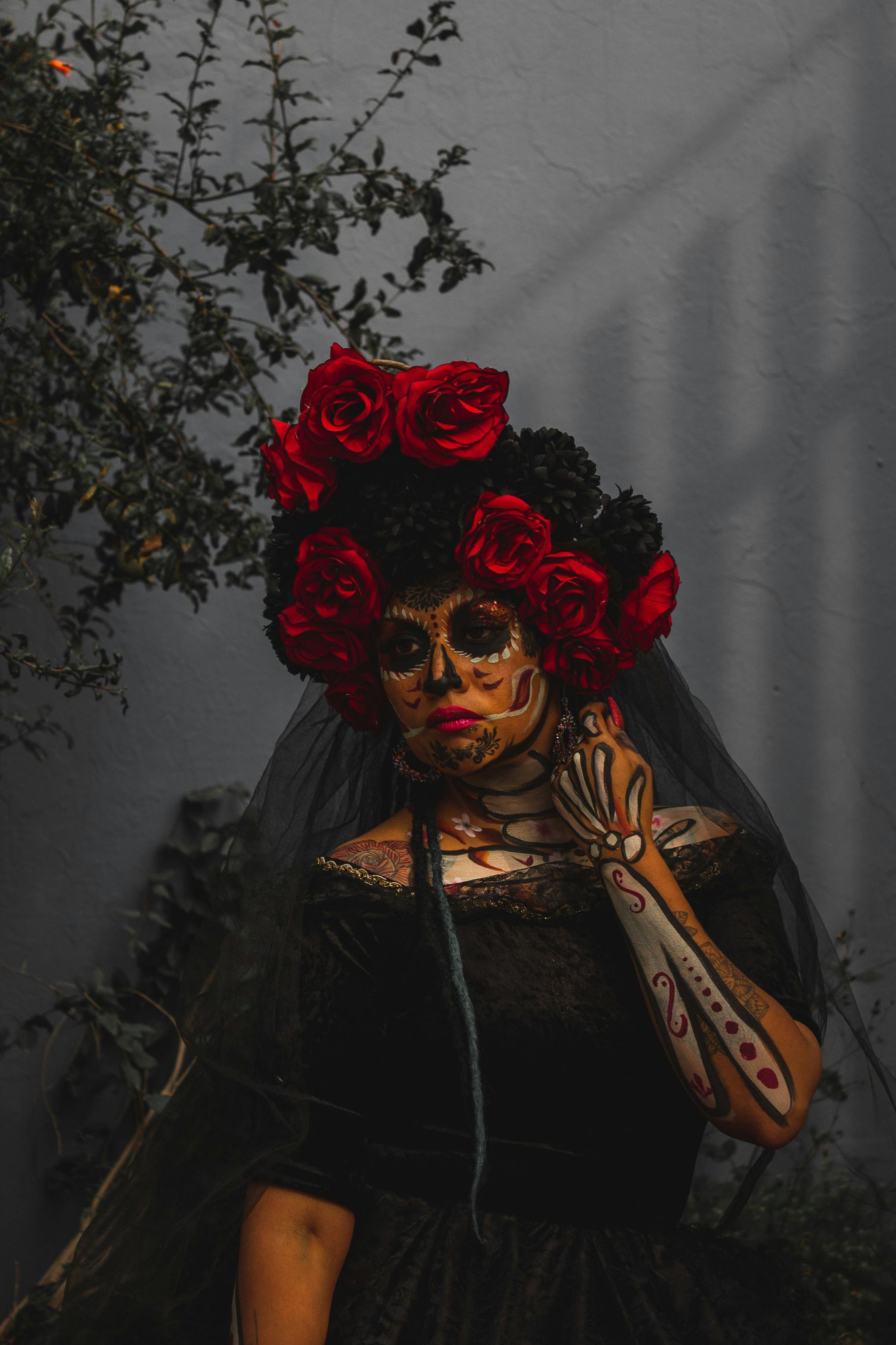 Mysterious, Scary Woman Wearing Veil and Ring · Free Stock Photo