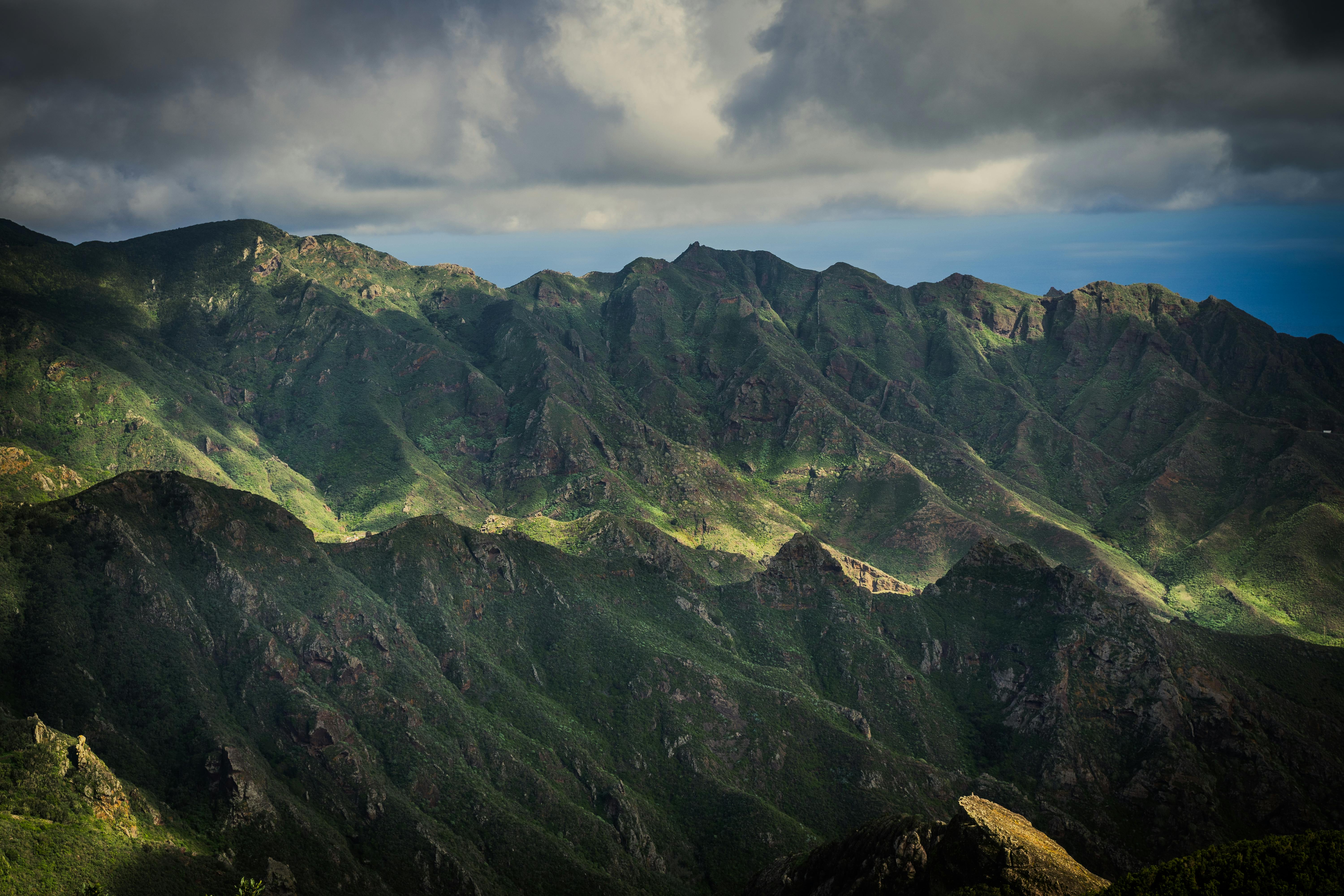 Mountain Range at Sunset · Free Stock Photo
